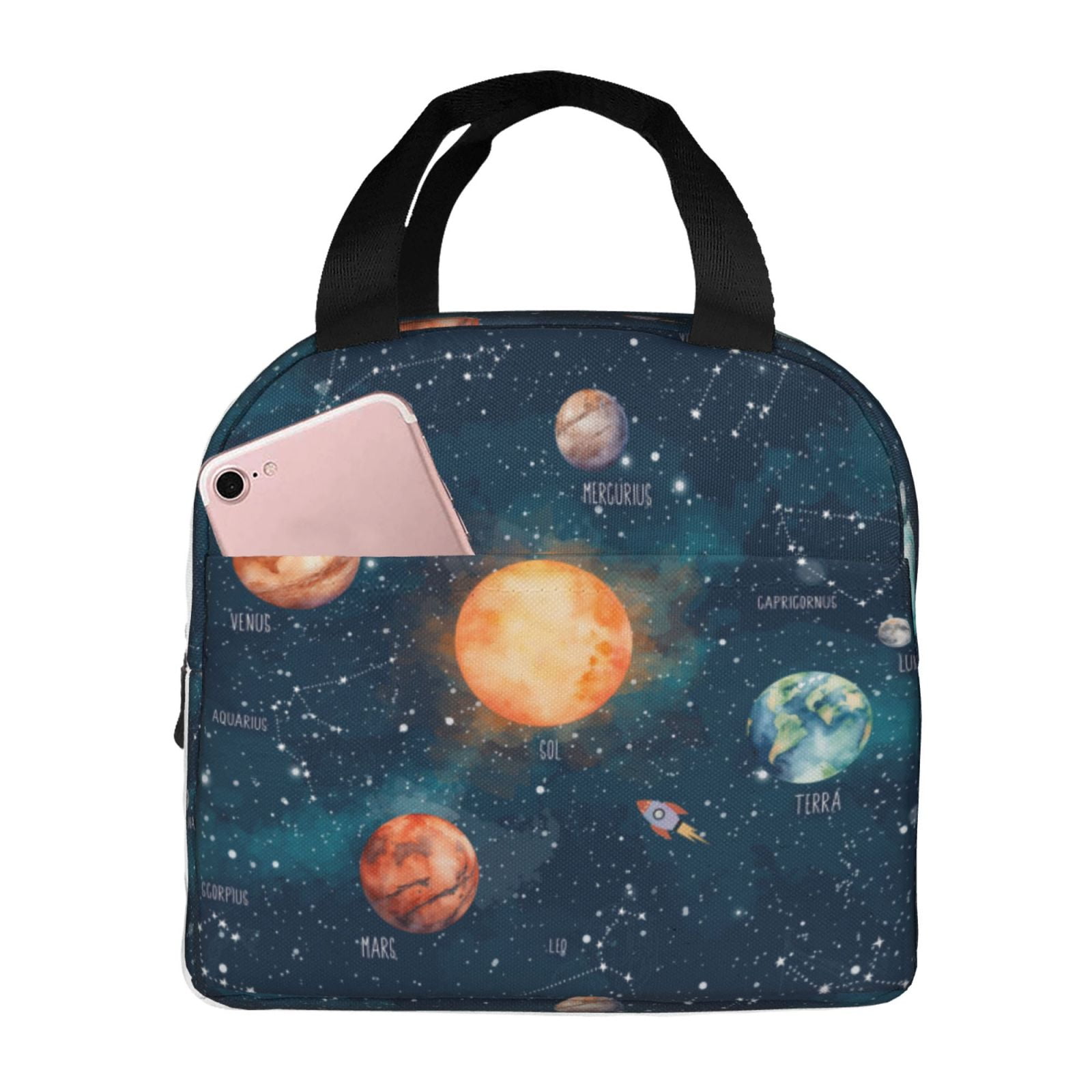 Salouo Solar System And Planets for Unisex Lunch Bag Leakproof Lunch ...