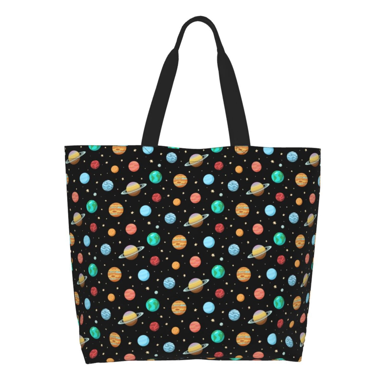 Salouo Solar System Planets Space for Tote Bag for Women - Shoulder ...