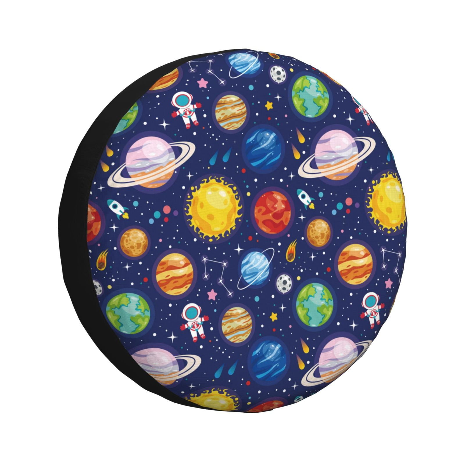 Salouo Space Planet Print Spare Tire Cover 14-17 inch Spare Tire ...