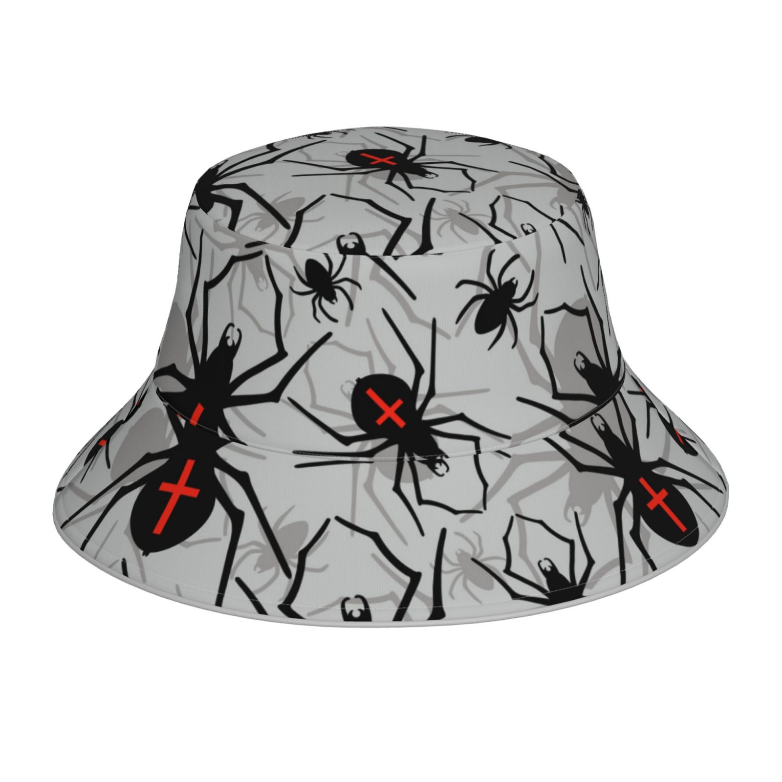 Salouo Spiders Print Unisex Bucket Hat, Outdoor Summer Beach Fishing ...