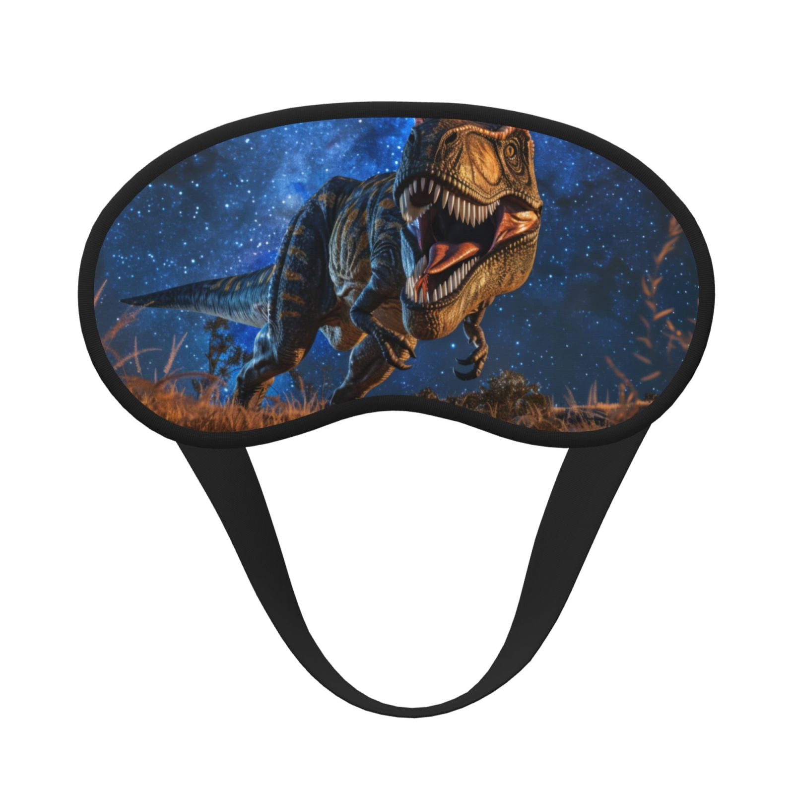 Salouo Starry Night Charging Dinosaur Print Sleep Mask Eye Cover, 1 ...
