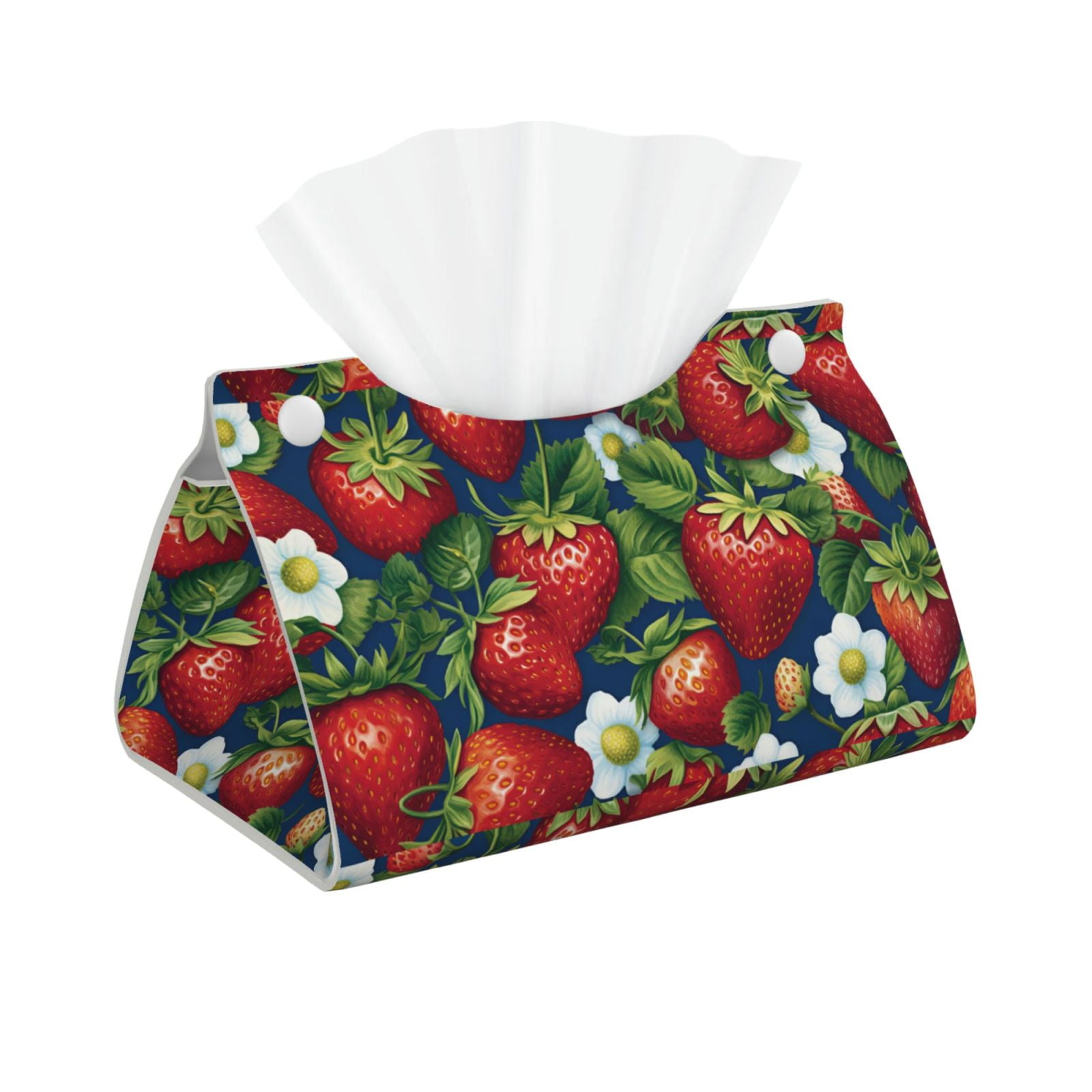 Salouo Strawberry2 Pattern Long Tissue Box Cover Rectangular–Plus Size ...