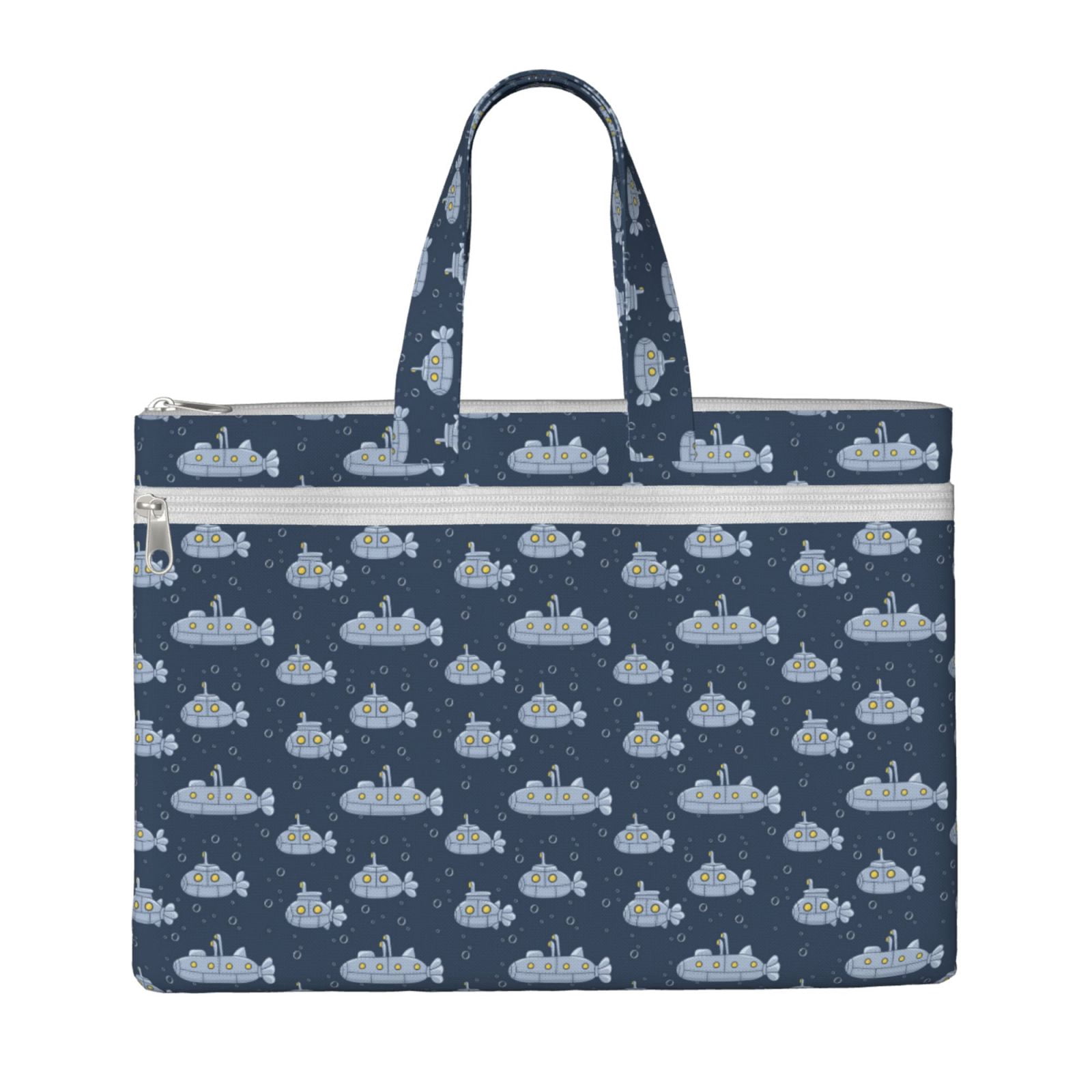 Salouo Submarine With Periscope for Canvas Tote File Bag, Tote Bag With ...