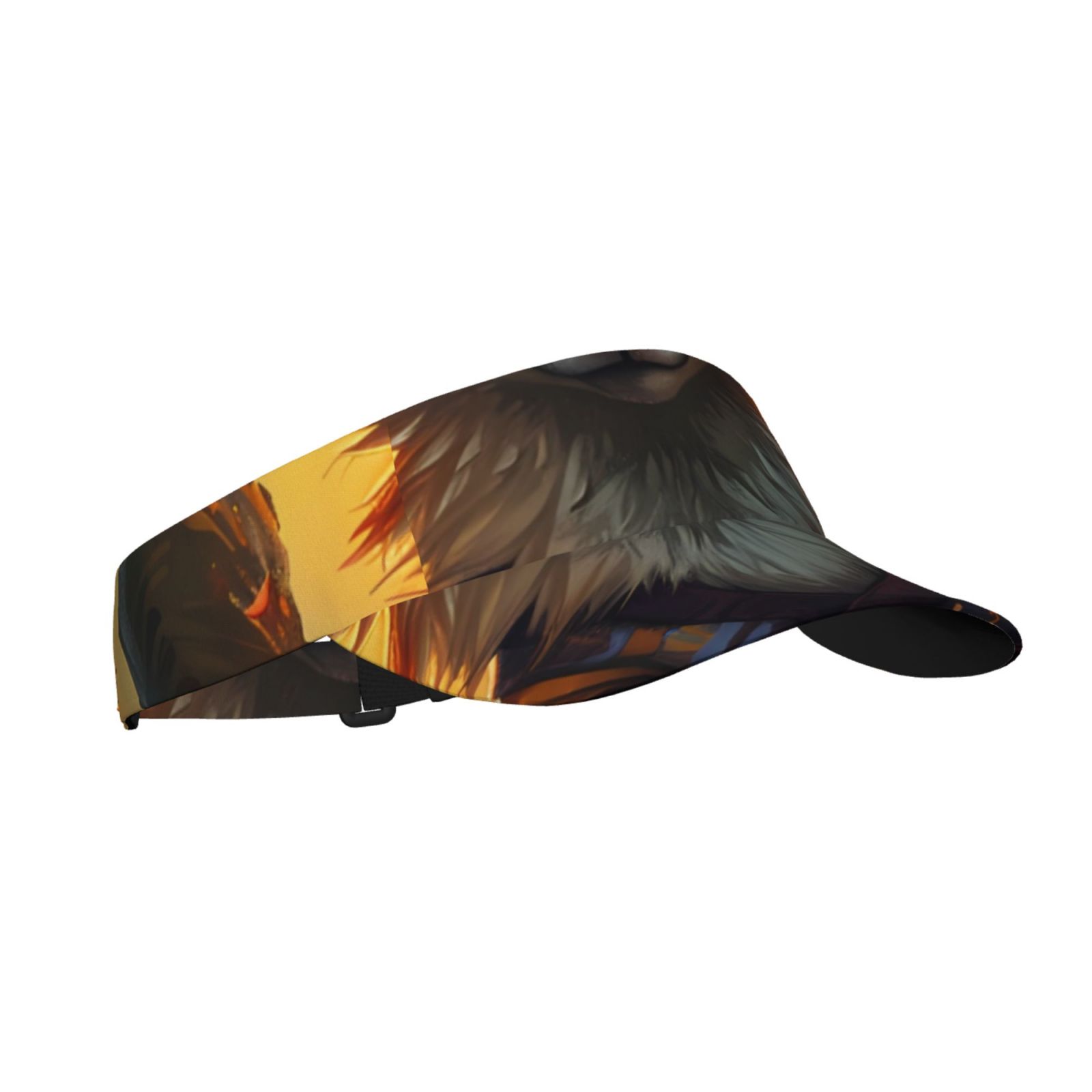 Salouo Sunset Maple Tree Fox Pattern Sport Sun Visor Hats,1-Piece of ...
