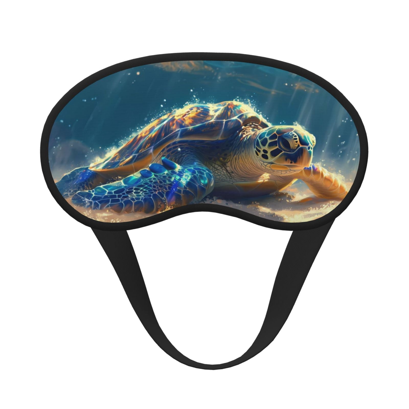 Salouo Sunshine Underwater Sand Turtle Print Sleep Mask Eye Cover, 1 ...