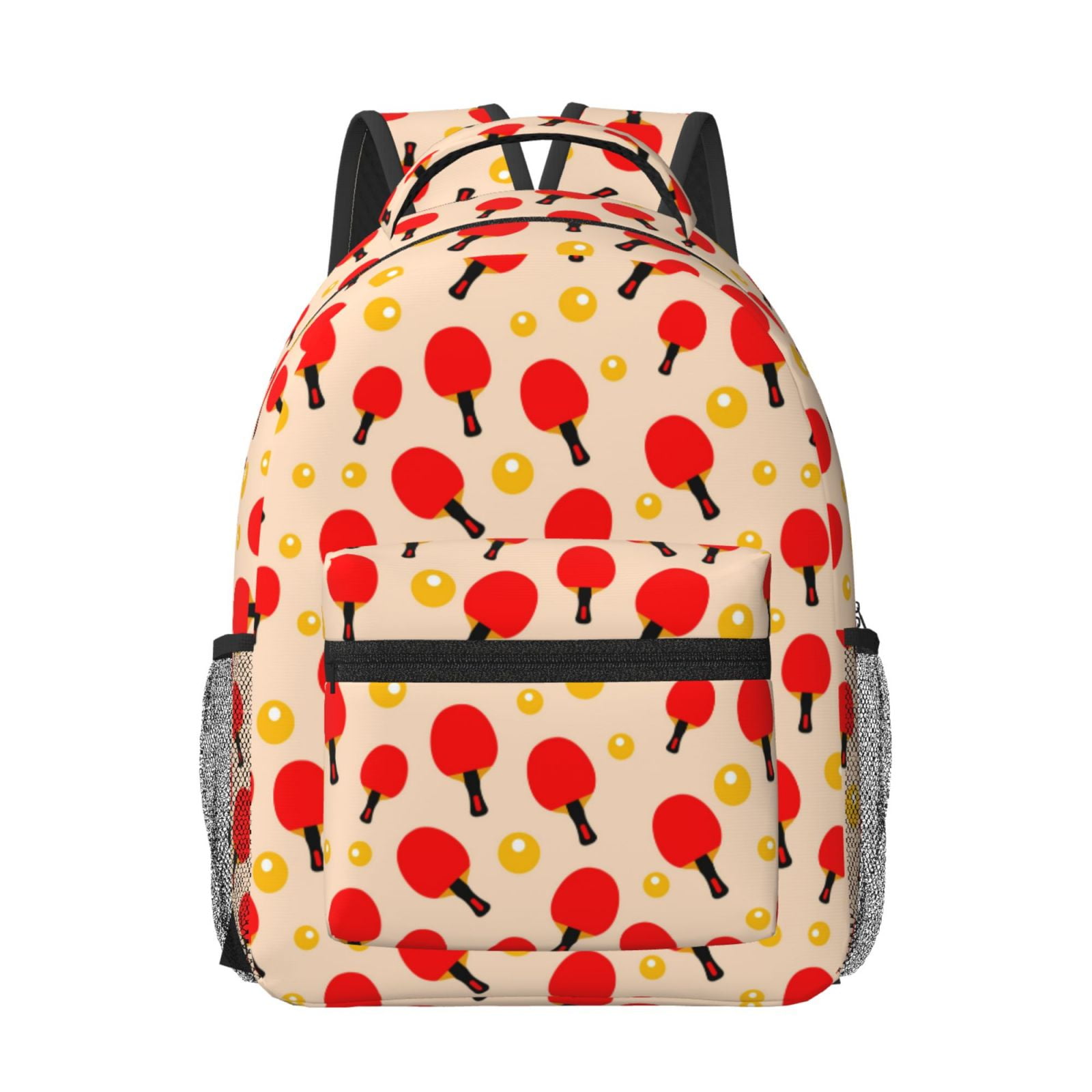Salouo Table Tennis Rackets 1 Print Laptop Backpack 16.5'' Daypack ...