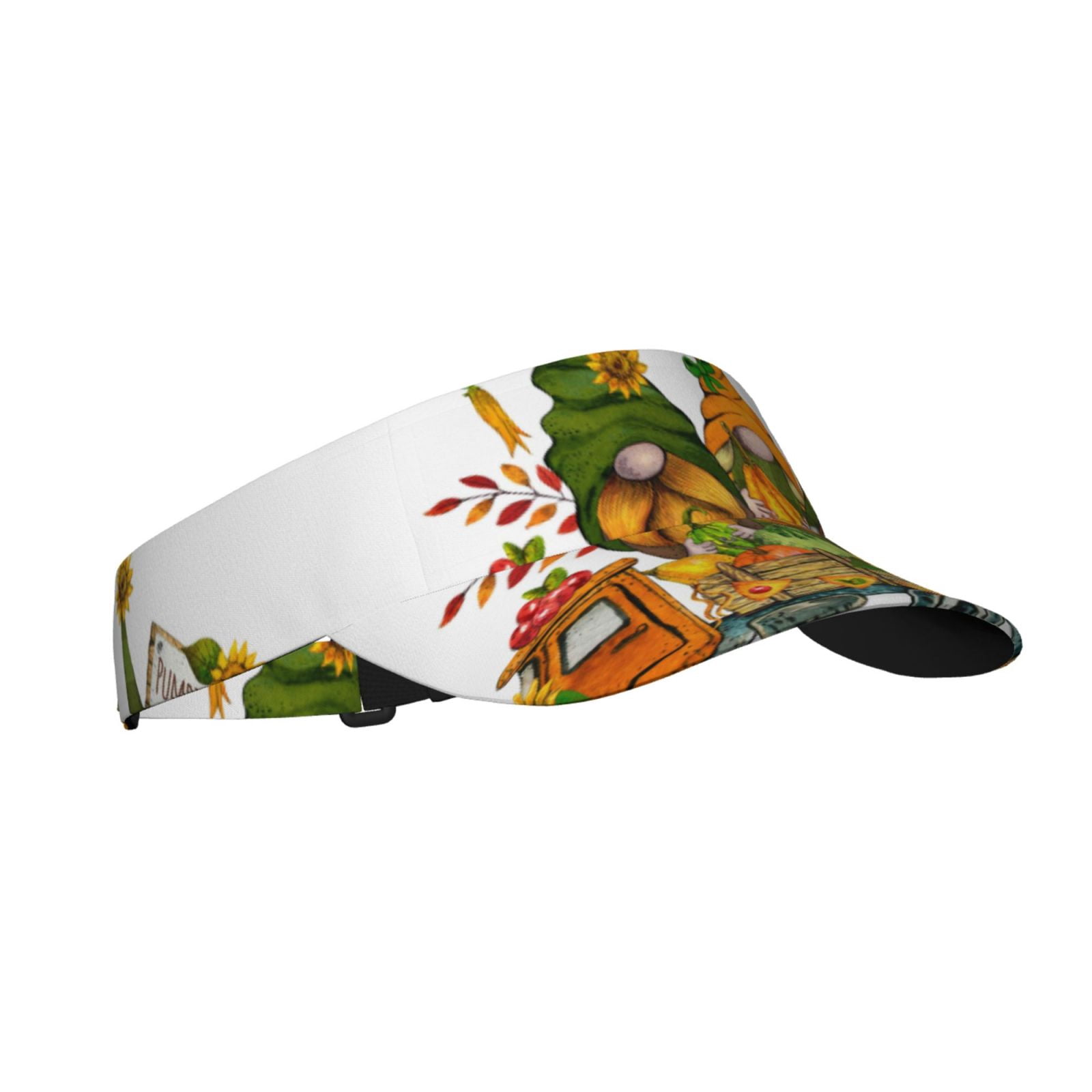 Salouo Thanksgiving Truck Pattern Sport Sun Visor Hats,1-Piece of Adult ...