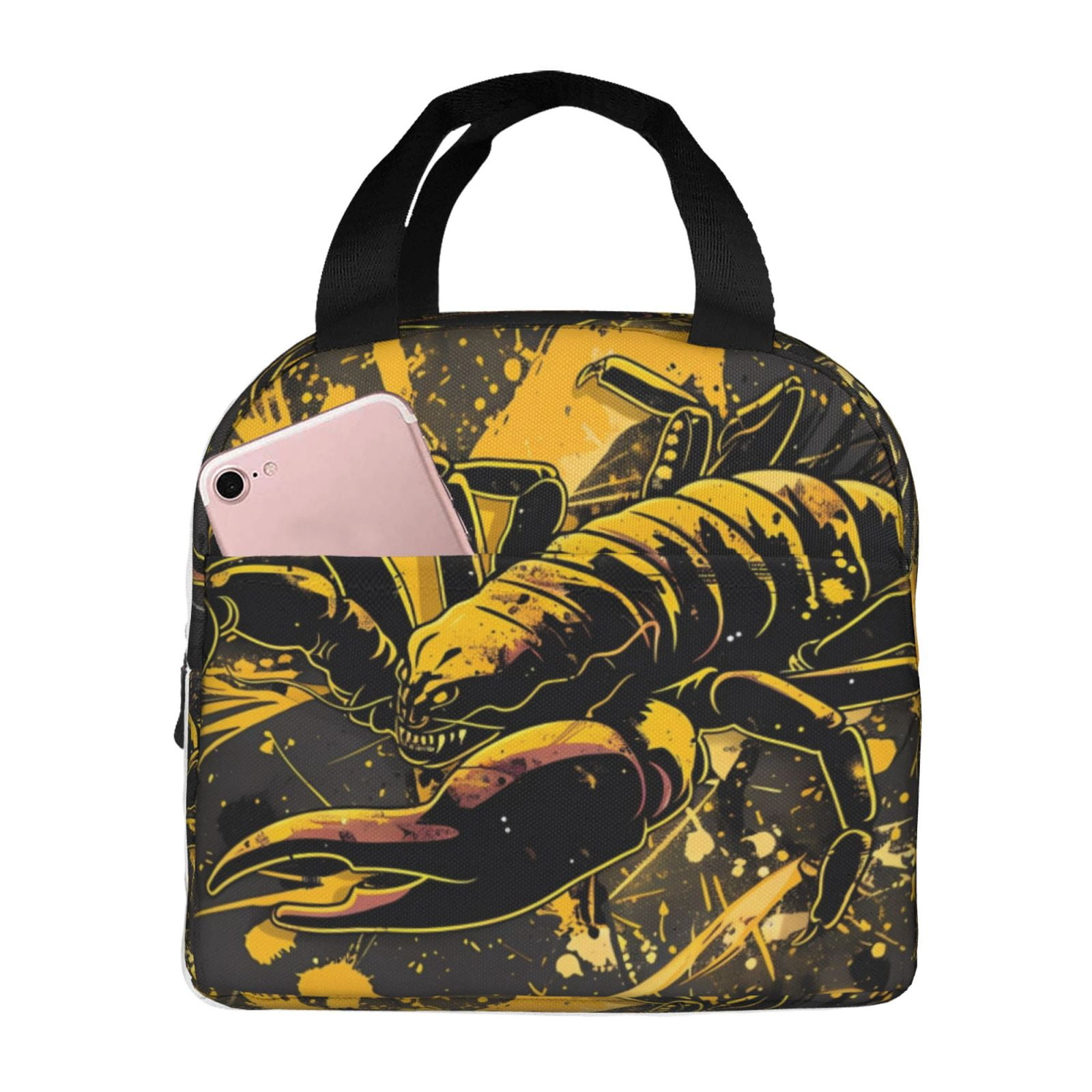 Salouo Urban Graffiti Scorpion Illustration for Unisex Lunch Bag ...
