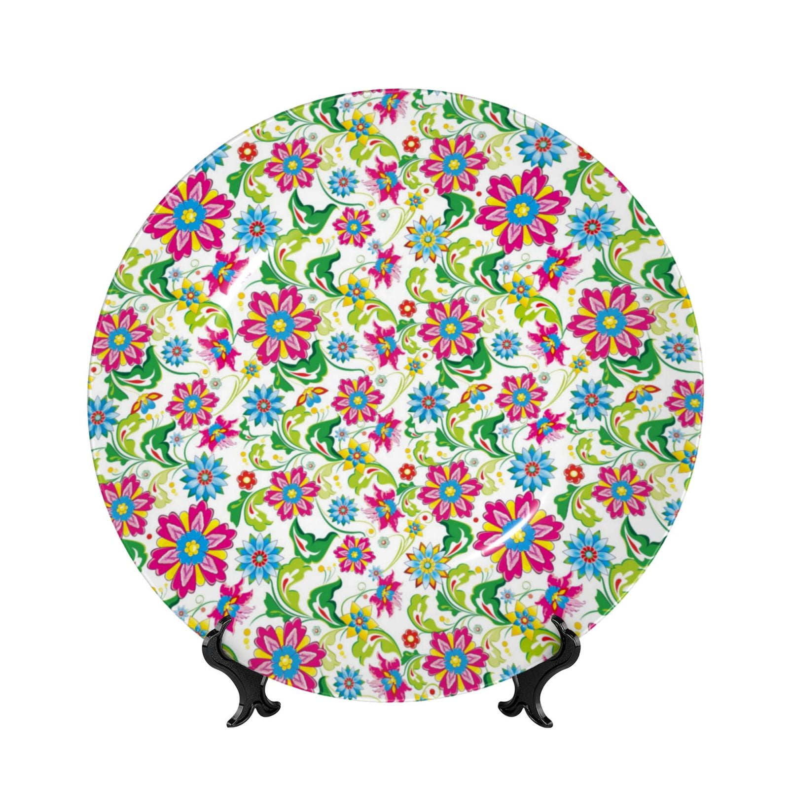 Salouo Vector Mexican Otomi Style Bright Pattern Bone China Decorative ...