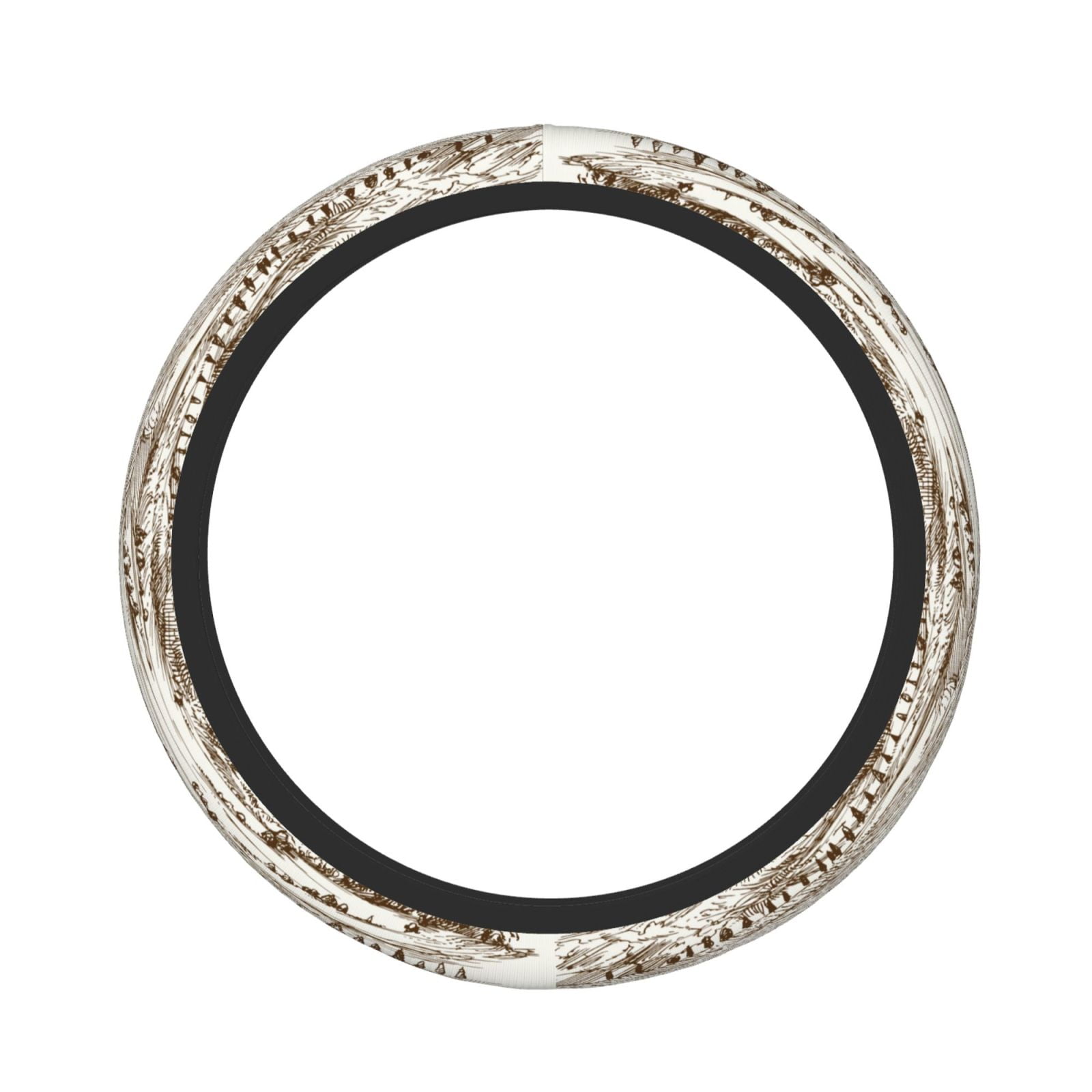 Salouo Vineyard Landscape 1 Print Elastic Car Steering Wheel Cover - 15 ...