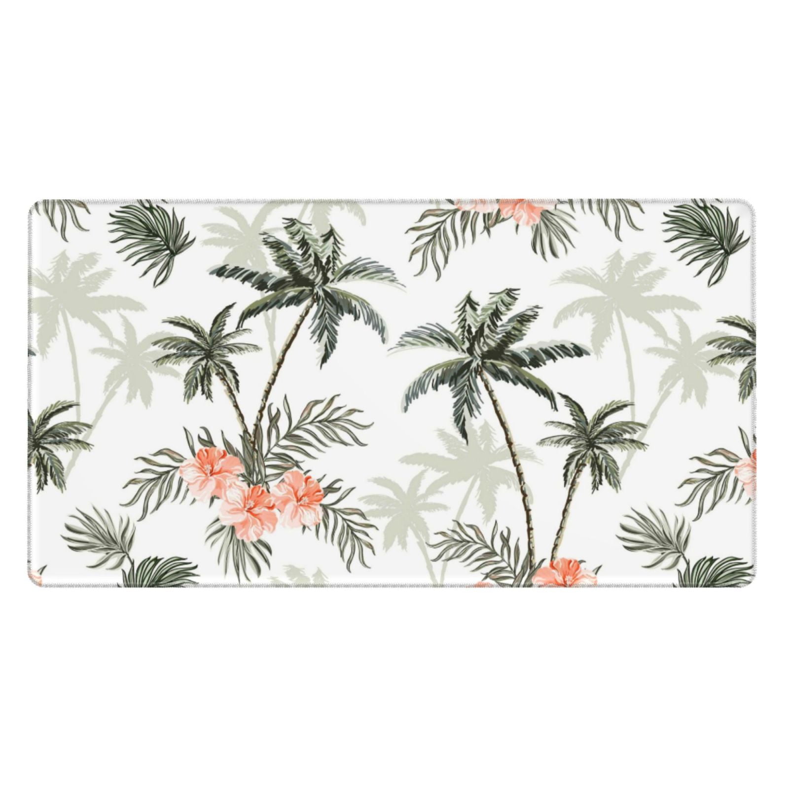Salouo Vintage Palm Trees Print Large Mouse Pad,Extended Mat Desk Pad ...