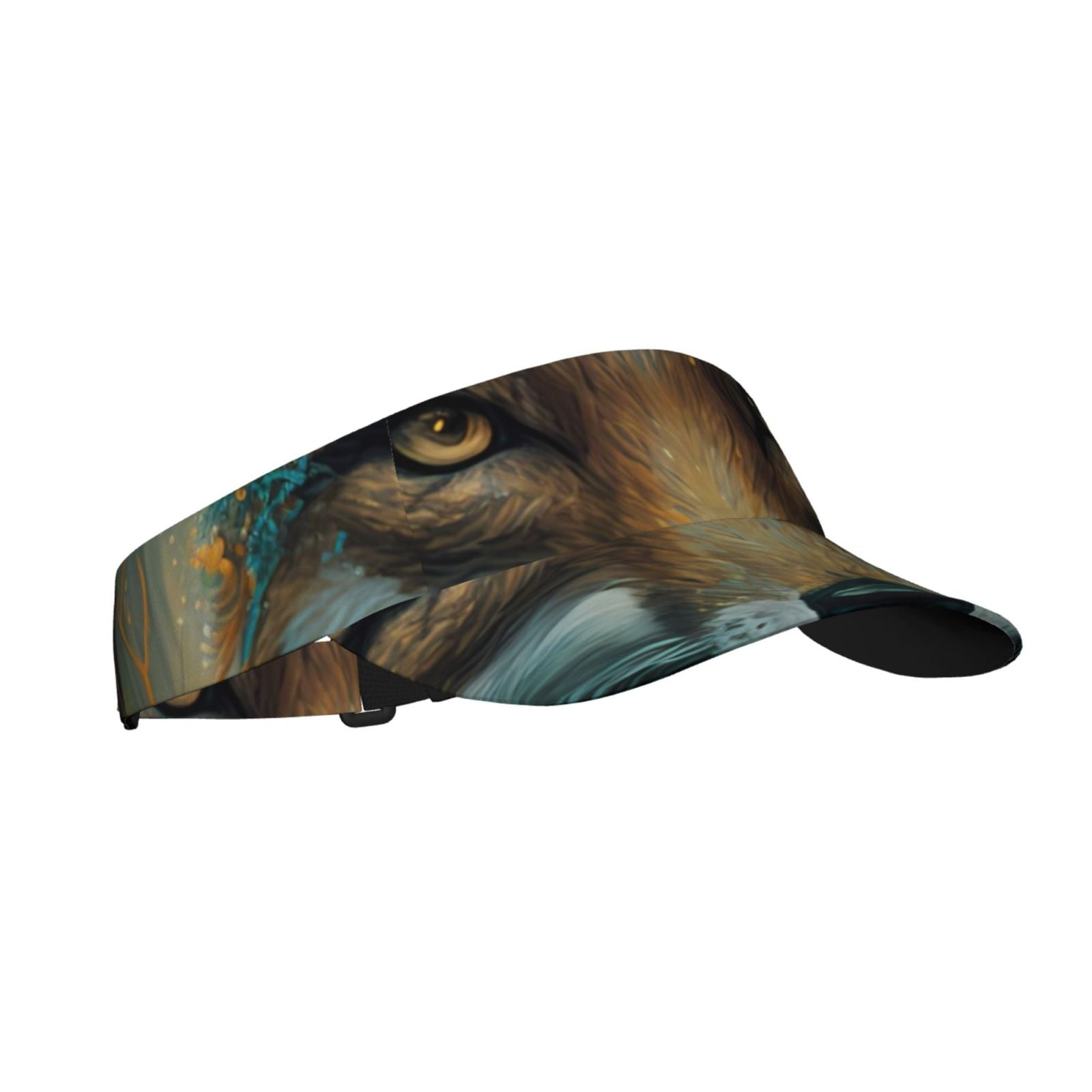 Salouo Vintage Pattern Fox Pattern Sport Sun Visor Hats,1-Piece of ...