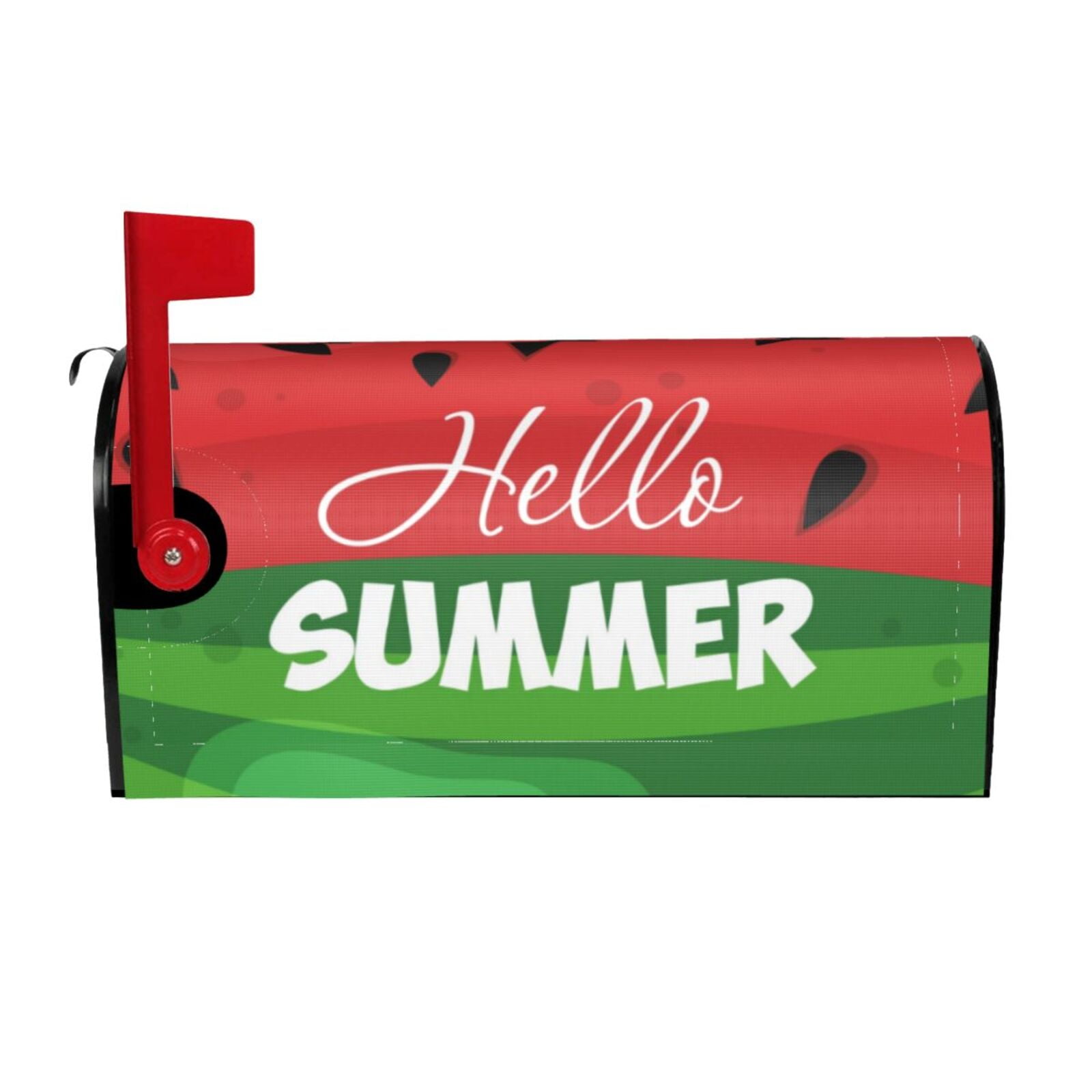 Salouo Watermelon Hello Summer for Magnetic Mailbox Covers Waterproof ...