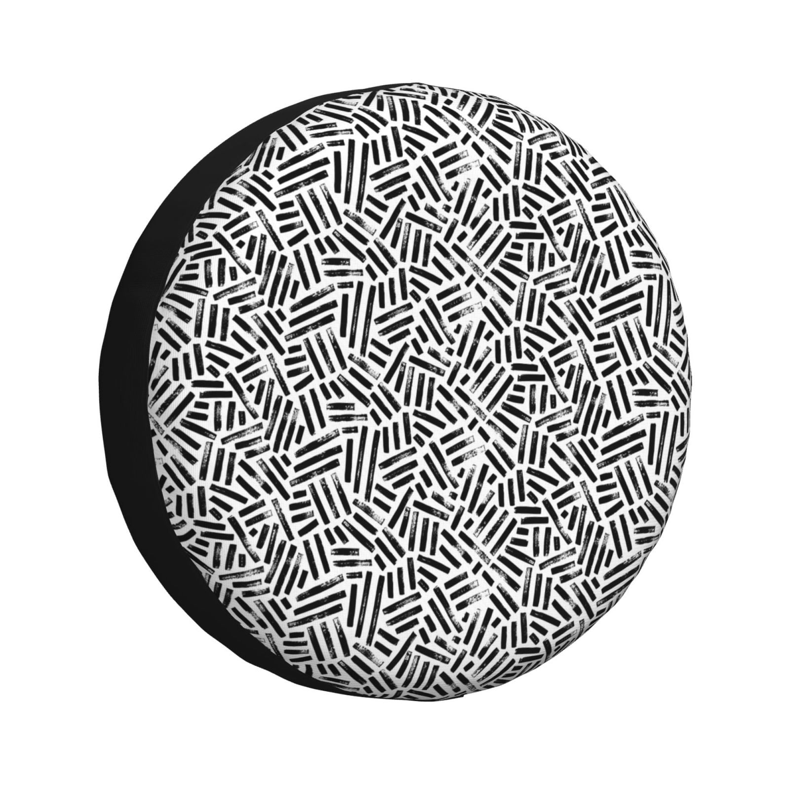 Salouo Weave Geometric Print Spare Tire Cover 14-17 inch Spare Tire ...