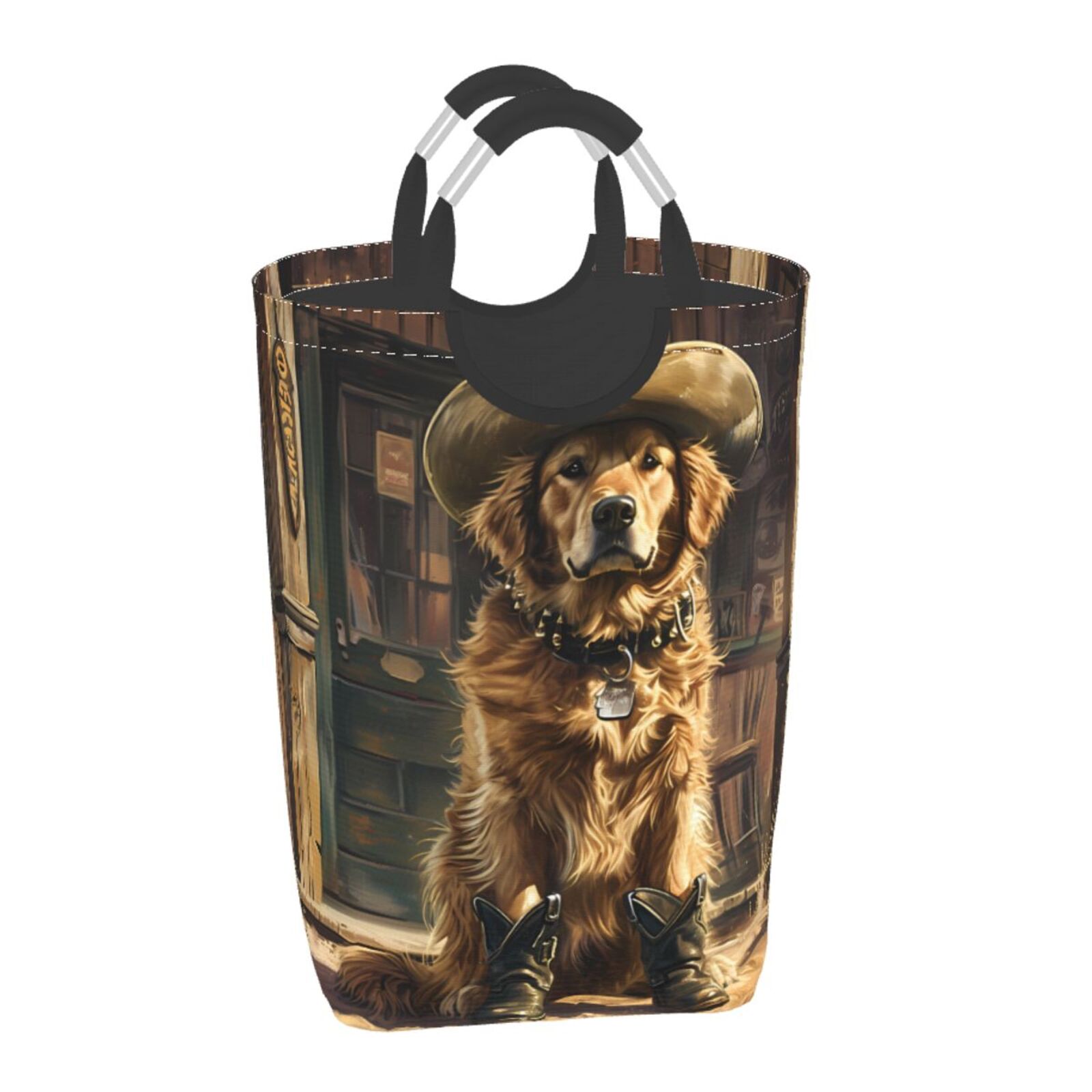 Salouo Western Cowboy Golden Retriever for Dirty Clothes Hamper,Extra ...