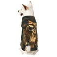 Salouo Western Cowboy Golden Retriever Pattern Small Dog Hoodie ...