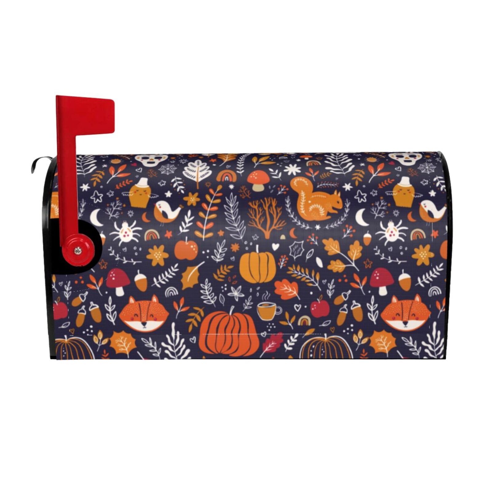 Salouo Whimsical Autumn Forest for Magnetic Mailbox Covers Waterproof ...