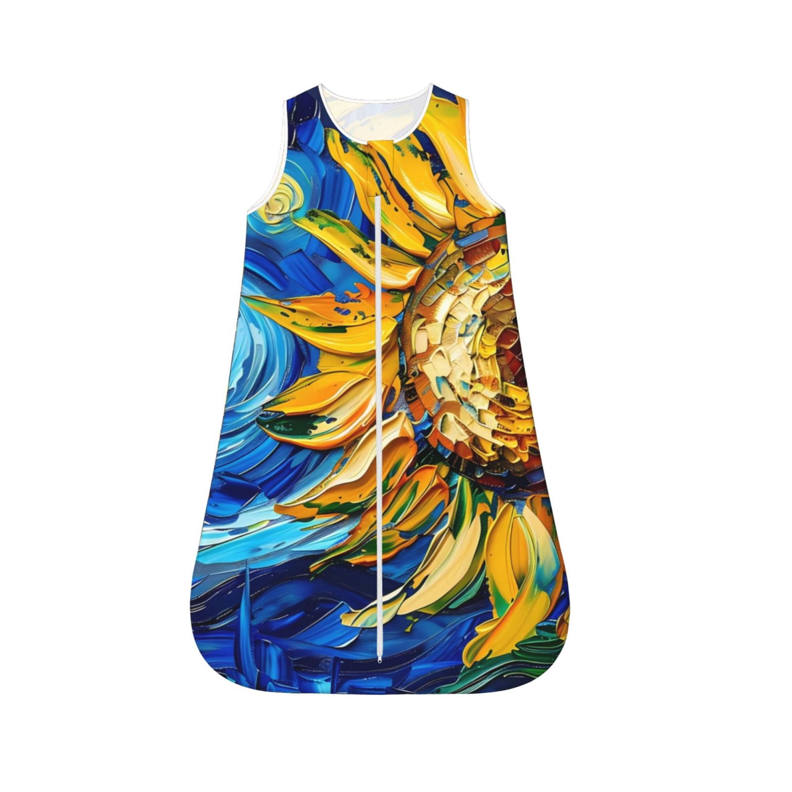 Salouo Whimsical Sunflowers Night Sky Print Baby Sleep Sack Wearable ...