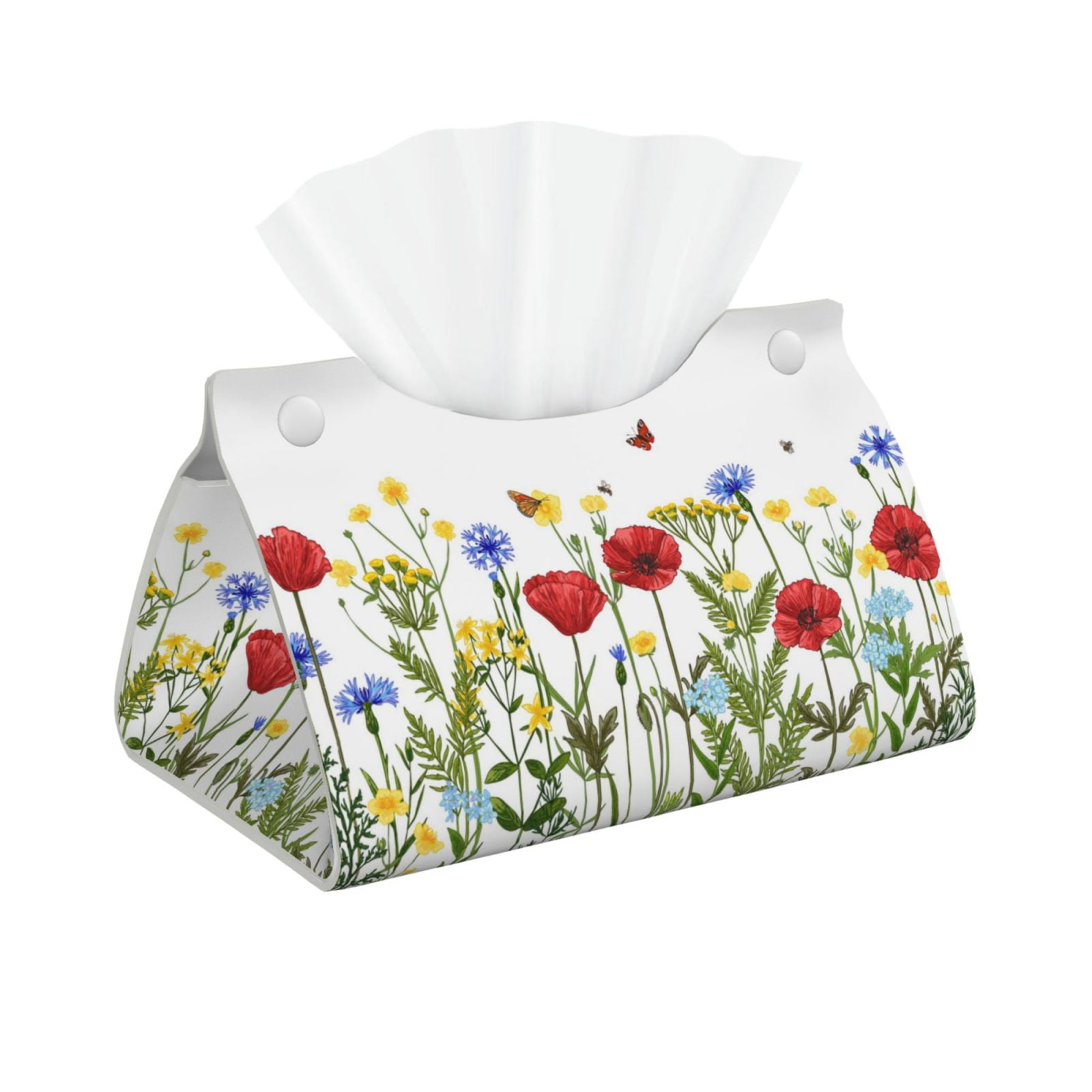 Salouo Wild Herbs Pattern Long Tissue Box Cover Rectangular–Plus Size ...