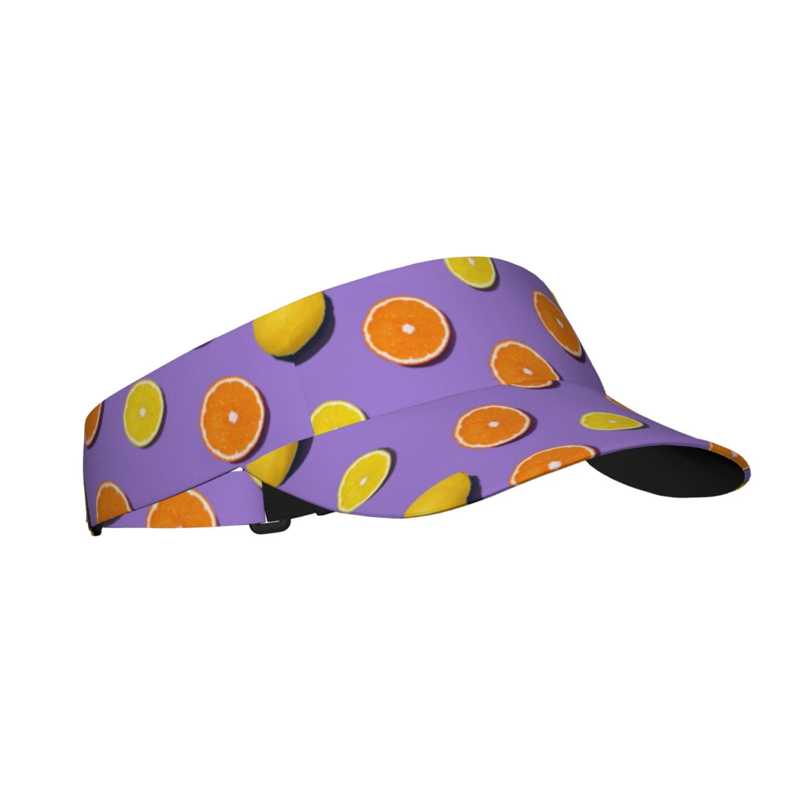 Salouo Yellow Lemon And Orange Pattern Sport Sun Visor Hats,1-Piece of ...