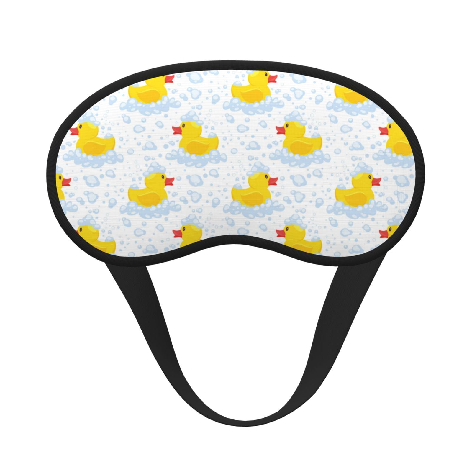 Salouo Yellow Rubber Duck Pattern Eye Masks, 1-Pack Sleep Mask Eye ...