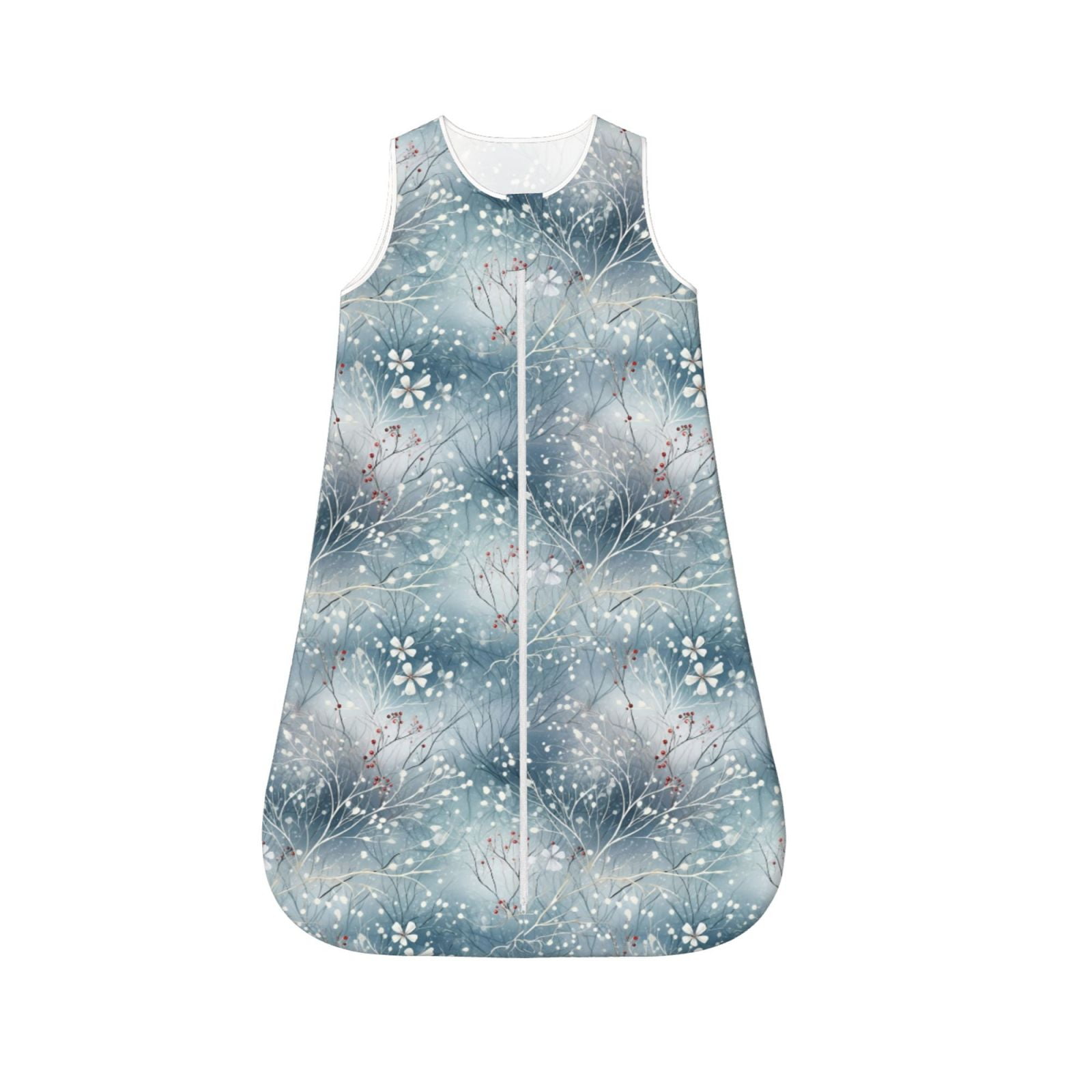 Salouo enchanted winter snowflake holly Print Baby Sleep Sack Wearable ...