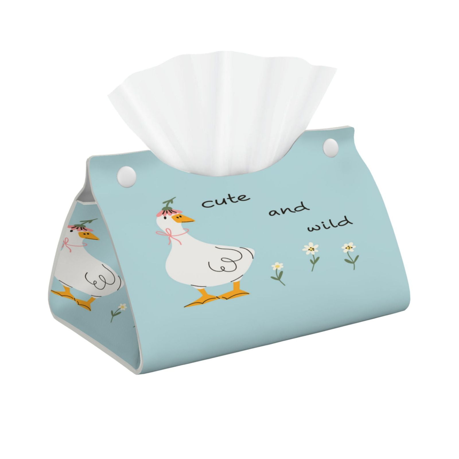 Salouo funny goose Pattern Long Tissue Box Cover Rectangular–Plus Size ...