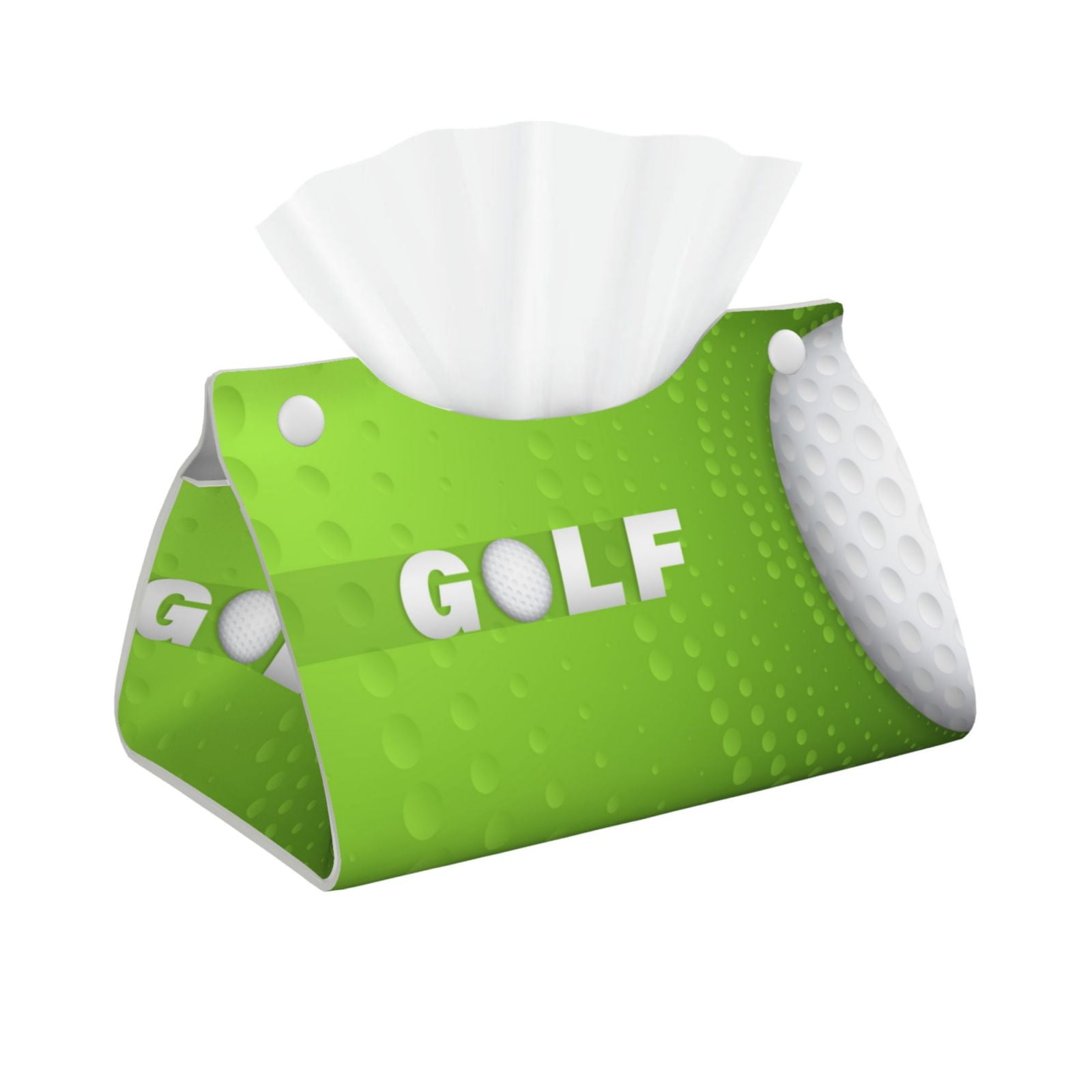 Salouo golf ball Pattern Long Tissue Box Cover Rectangular–Plus Size ...