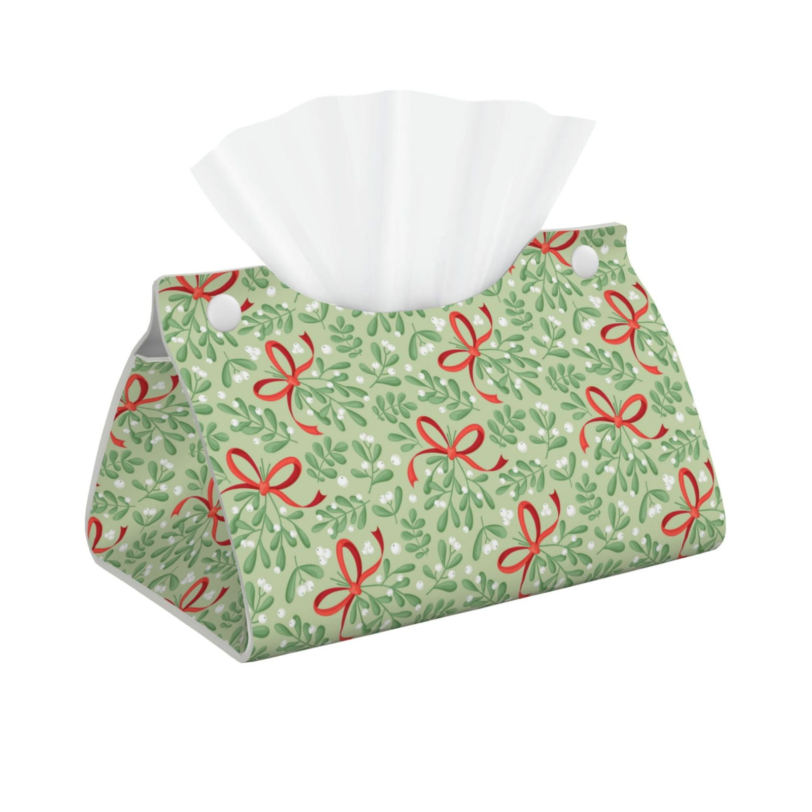Salouo leaves bows Pattern Long Tissue Box Cover Rectangular–Plus Size ...