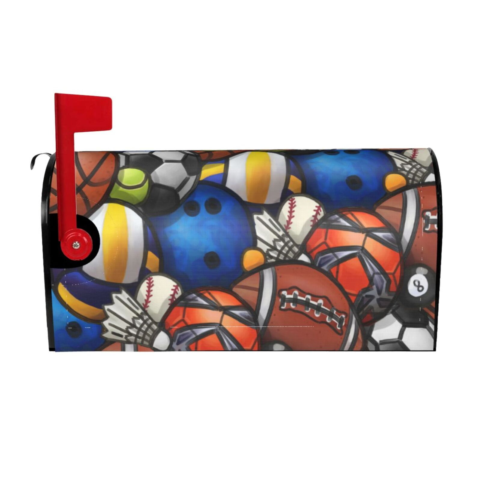 Salouo sport ball for Magnetic Mailbox Covers Waterproof Post Box Cover ...