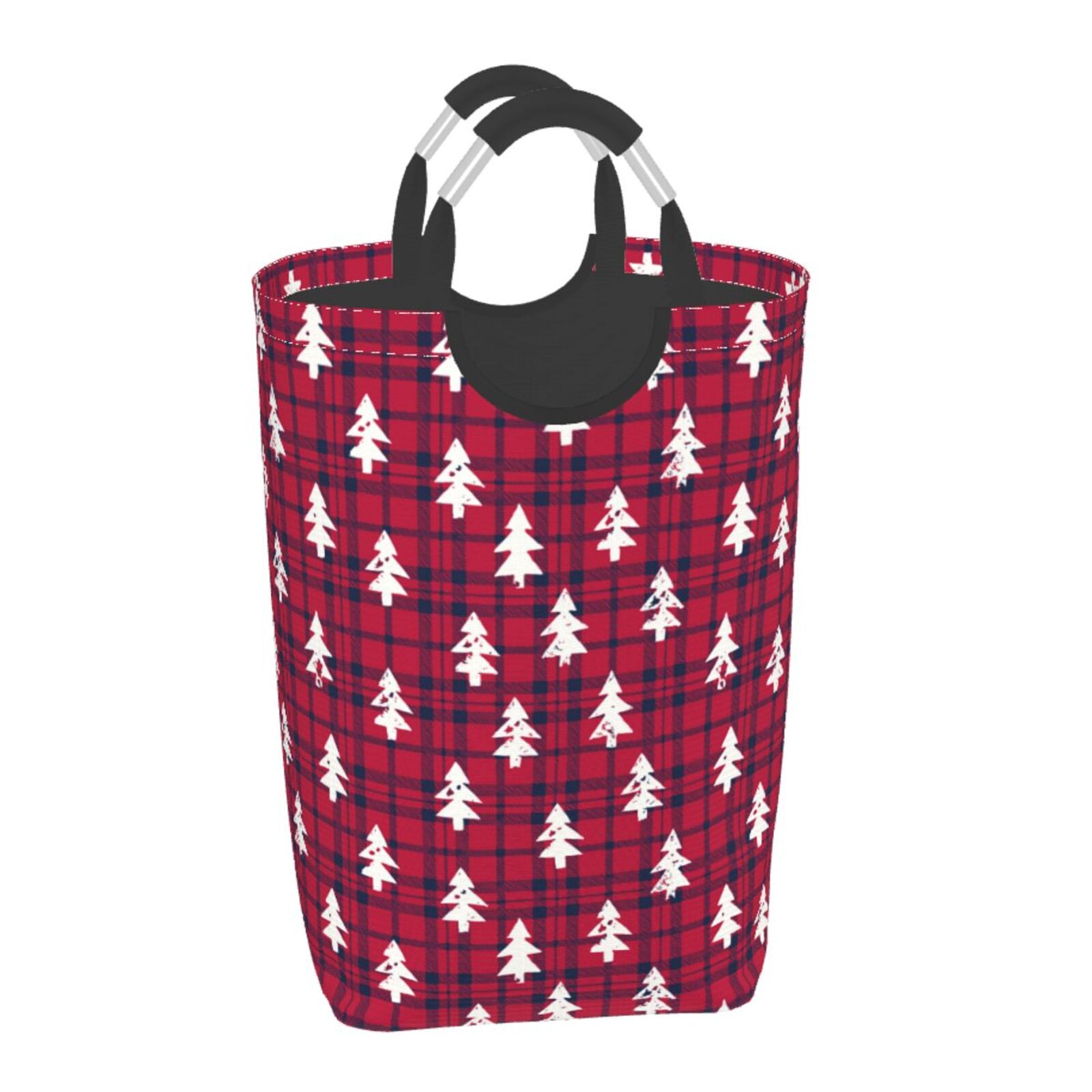 Salouo white Tree red plaid for Dirty Clothes Hamper,Extra Large Hamper ...