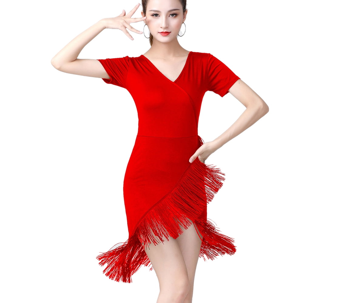Salsa Latin Rhythm Ballroom Cha Cha Dance Competition Recital Dress ...