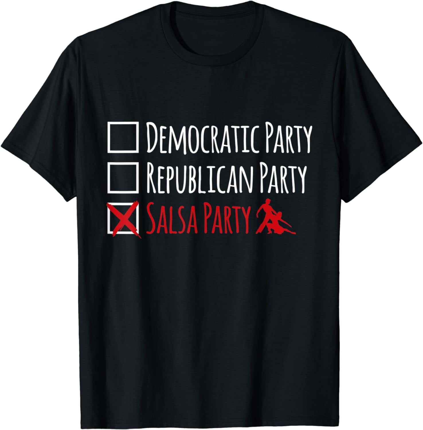 Salsa Party Salsa Lover Latin Salsa Dance T-Shirt - Walmart.com