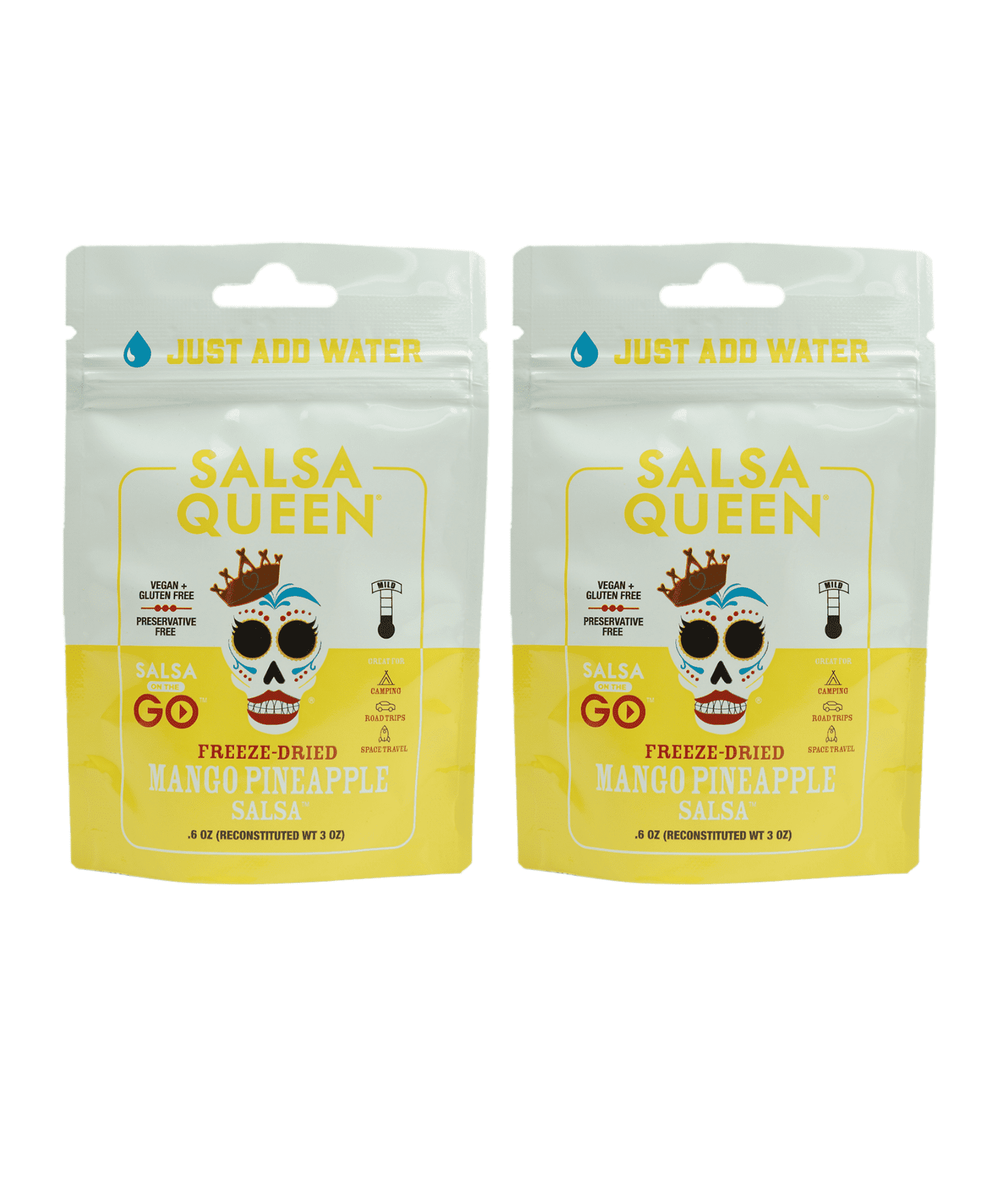 Salsa Queen Gourmet Freeze-Dried Mango Pineapple Salsa | Fresh ...