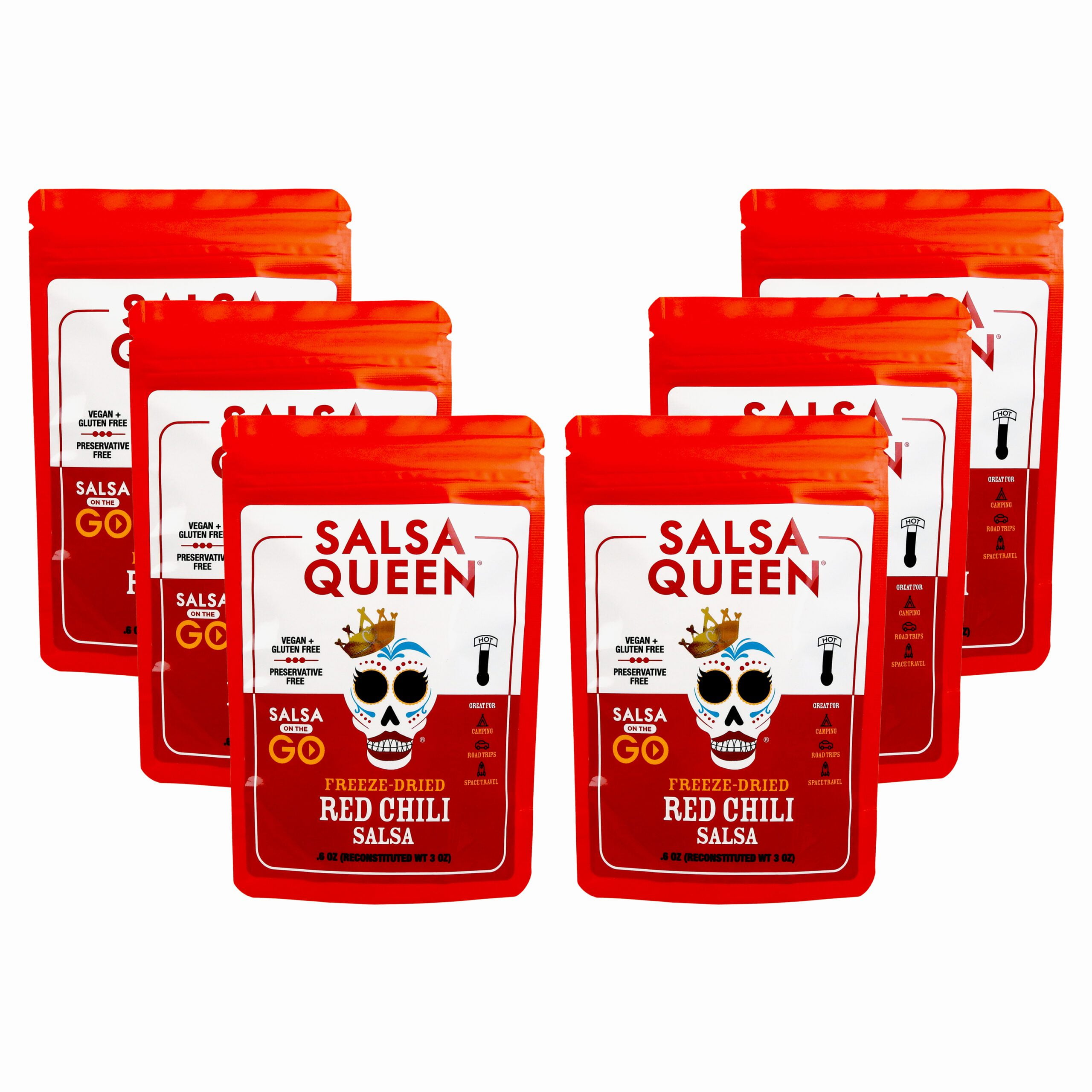 Salsa Queen Gourmet Freeze-Dried Red Chili Salsa | Fresh Ingredients ...