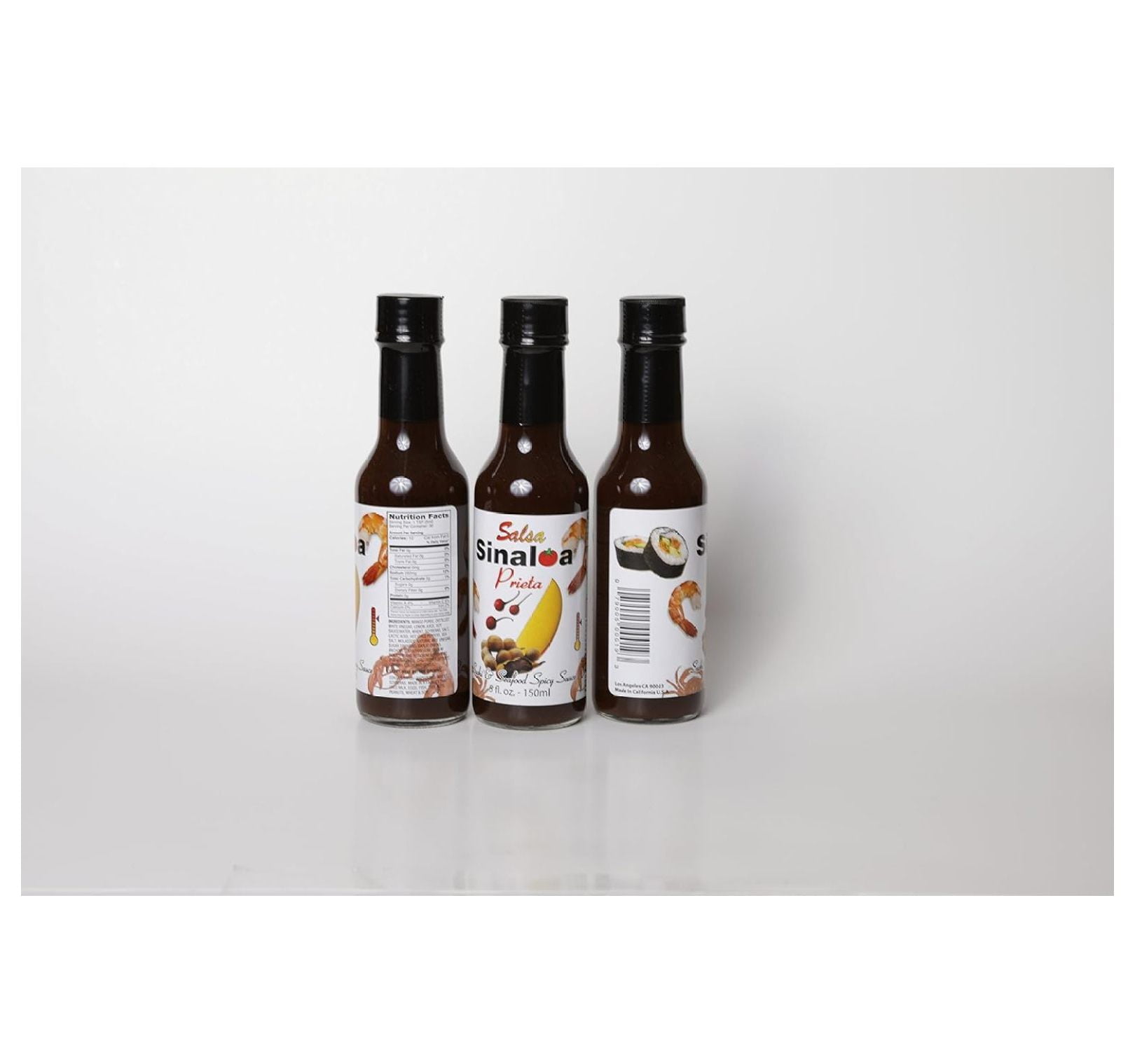 Salsa Sinaloa Prieta Hot Sauce, set of 3 (3 Bottles) - Walmart.com