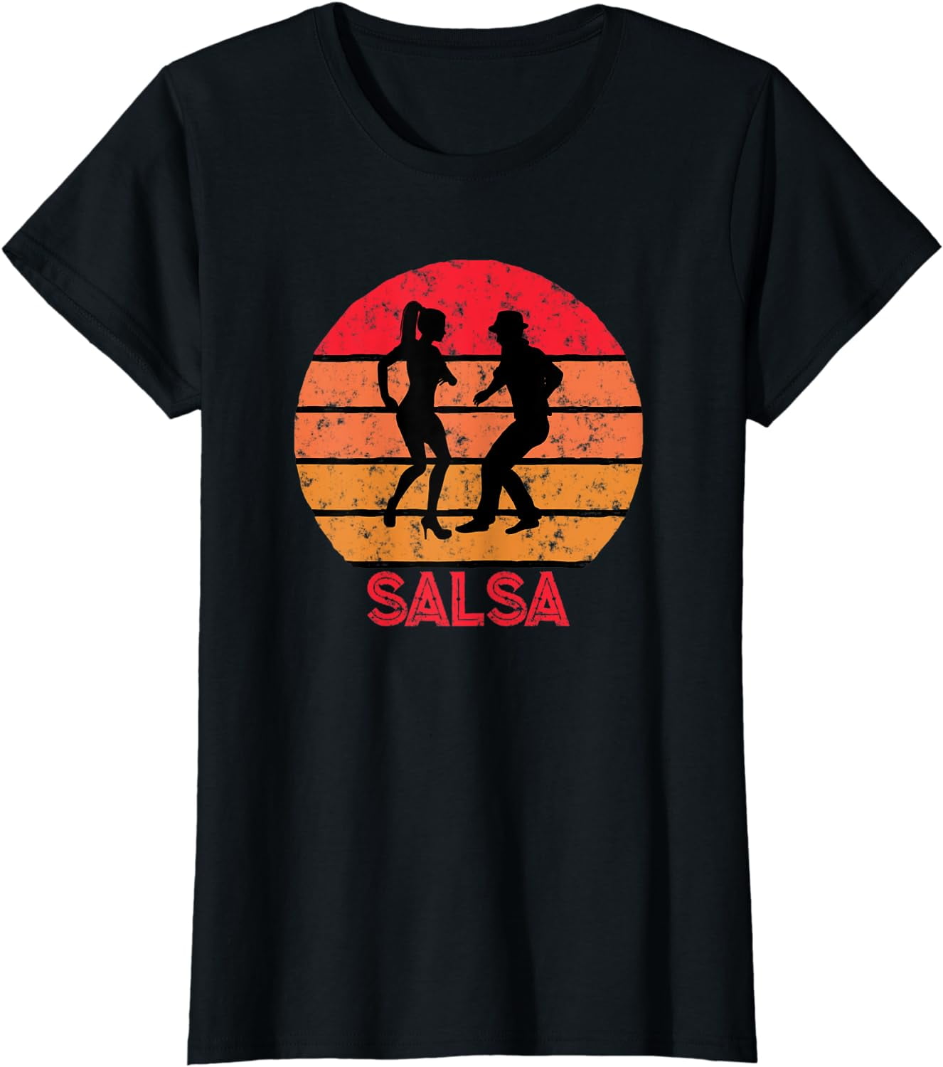 Salsa Sunset Design For Salsa Dancers T-Shirt - Walmart.com