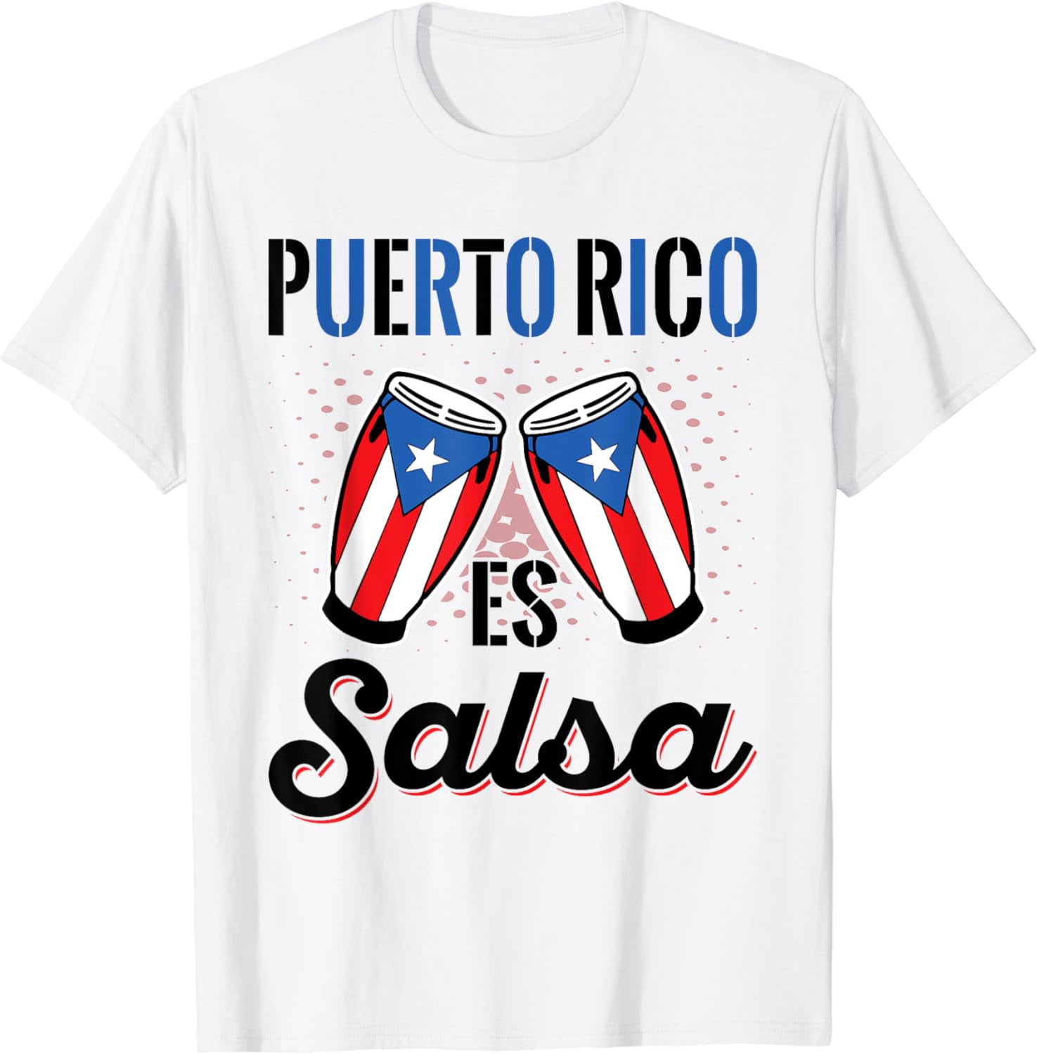 Salsa de Puerto Rico, Boricua Puerto Rican Pride Gift Music T-Shirt ...