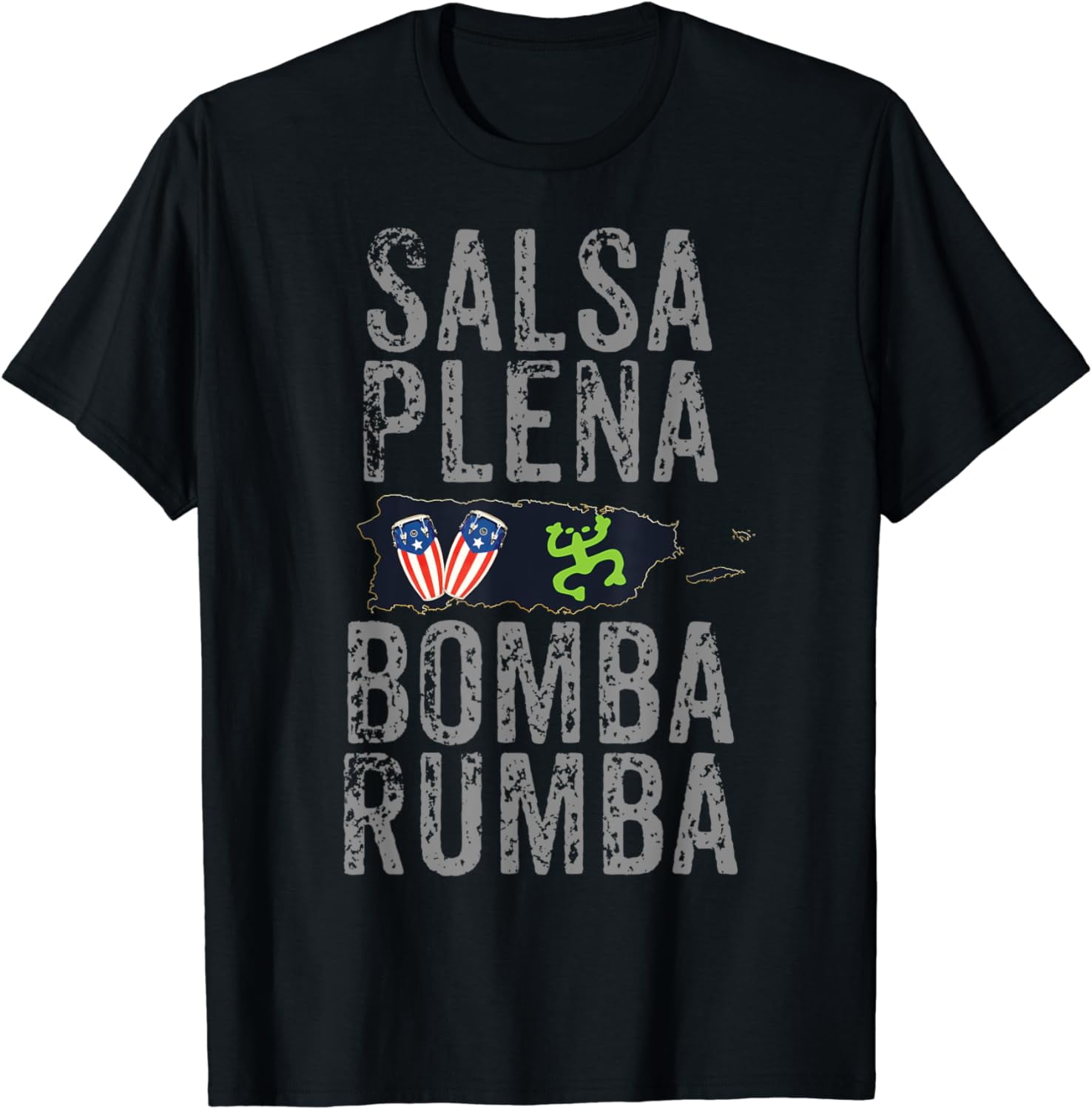 Salsa de Puerto Rico, Salsa Dancing T shirt T-Shirt - Walmart.com