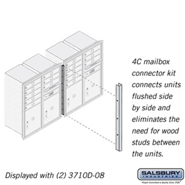 4C Horizontal Mailbox Connector Kit - for 10 Door High Units - Walmart.com