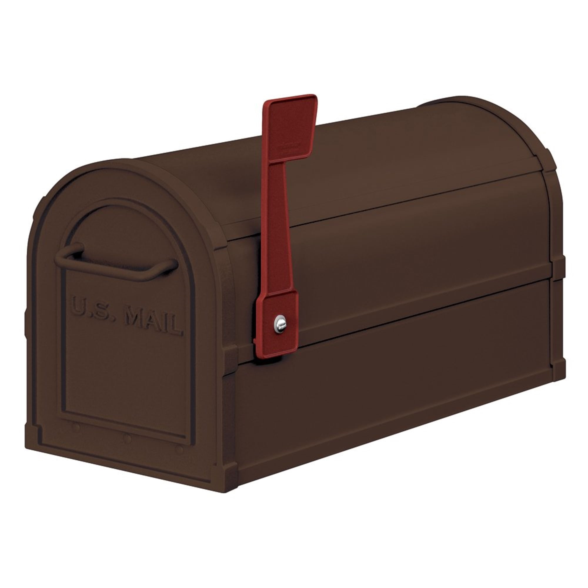 Salsbury Antique Rural Mailbox, Bronze, Aluminum, Durable Outdoor Mail ...