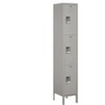 Salsbury Industries 53165GY-U Extra Wide Standard Metal Locker - Triple ...