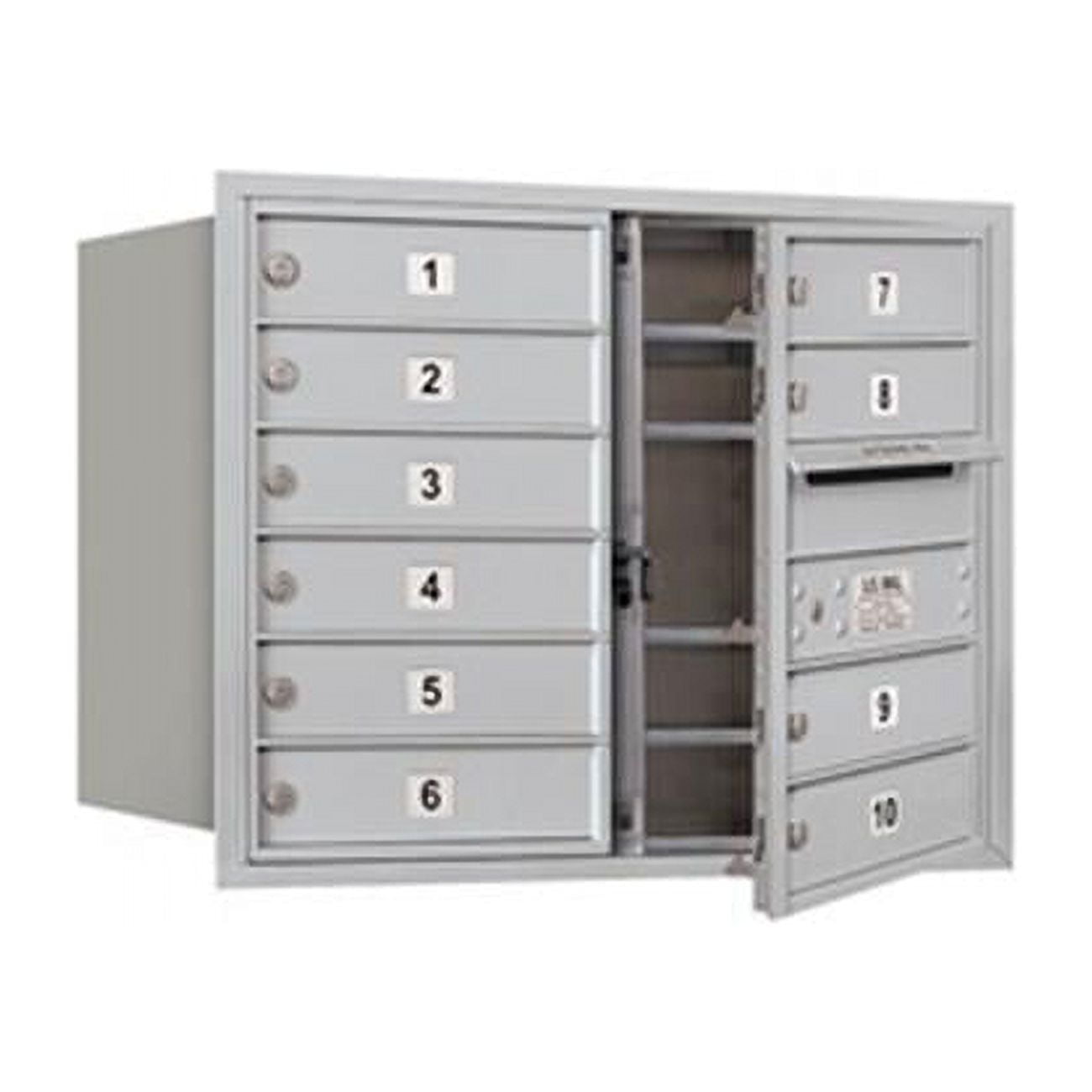 Salsbury 6 Door High Unit - Aluminum - Double Column - 10 MB1 Doors ...