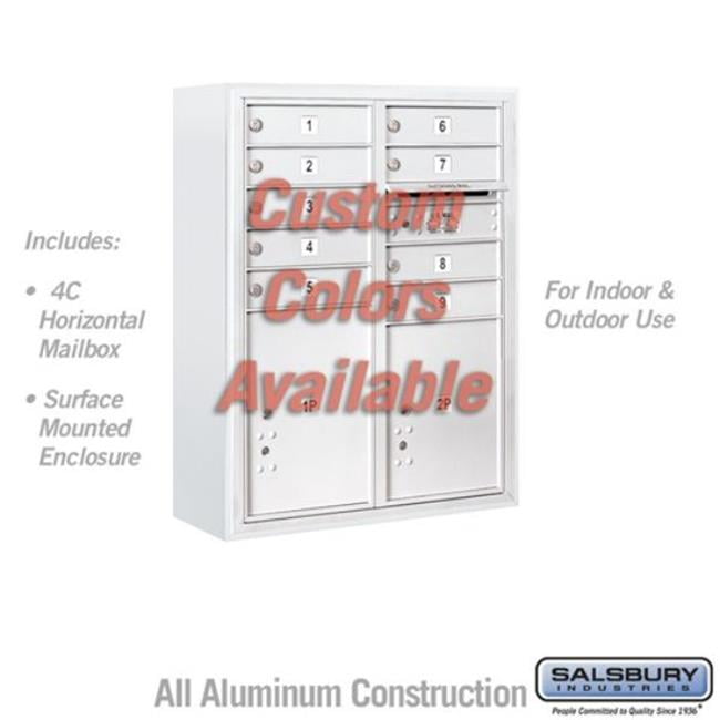 Salsbury Industries 10 Door Height Unit 38.5 in. Custom Front Loading ...