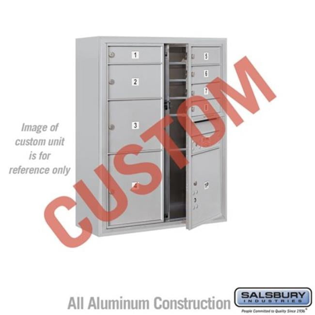 Salsbury Industries 10 Door Height Unit 38.5 in. Front Loading USPS ...