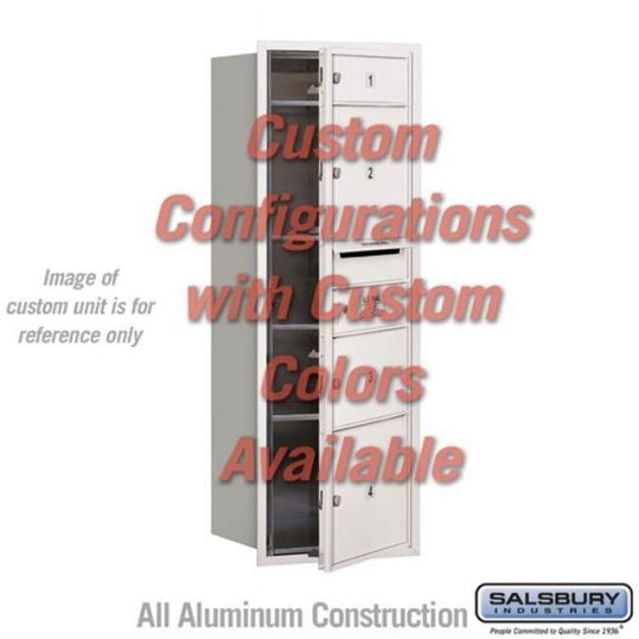 Salsbury Industries 11 Door Height Unit 41.375 in. Front Loading & USPS ...