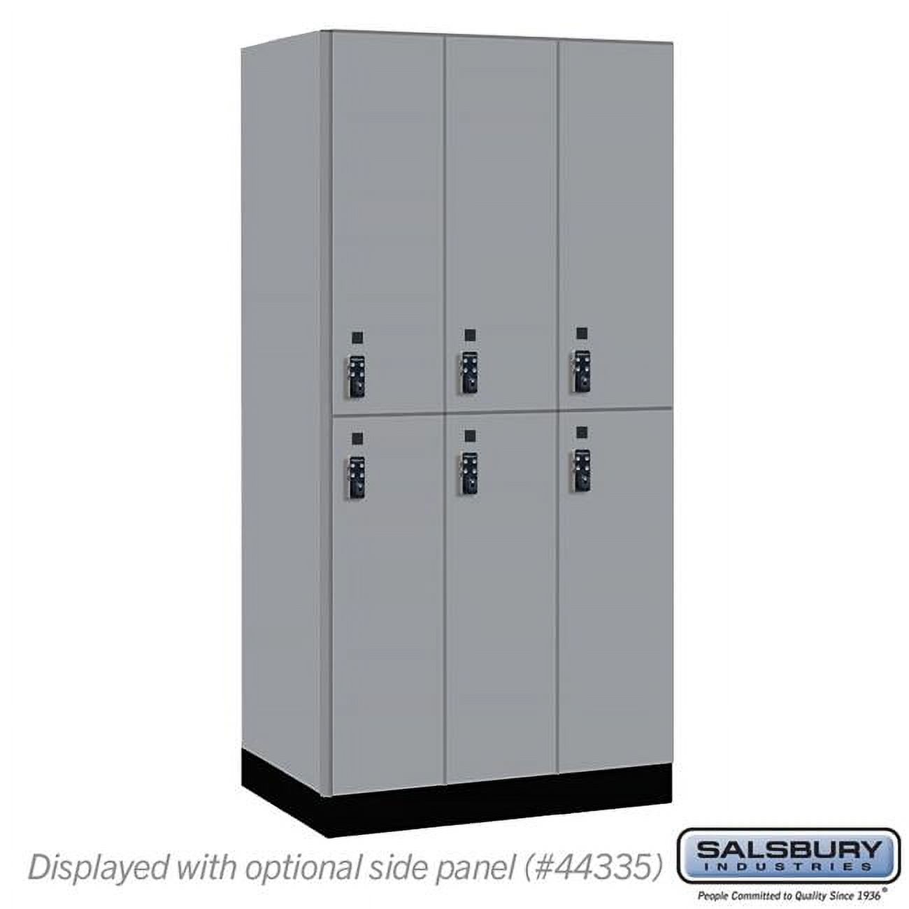 Salsbury Industries 42361WF-R 12 in. Wide Premier Wood Locker - Double ...