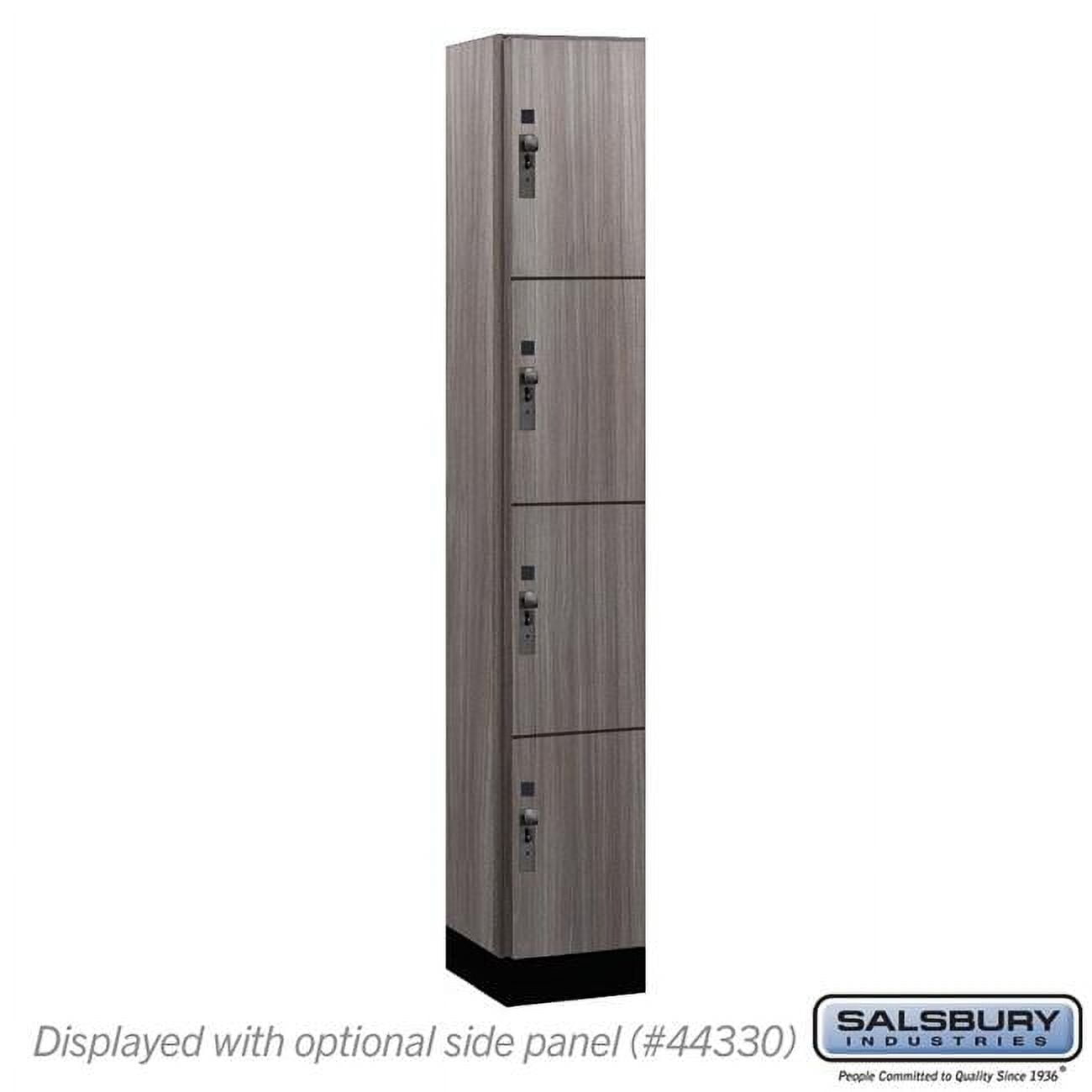 Salsbury Industries 44165SW 12 in. Wide Premier Wood Locker - Four Tier ...