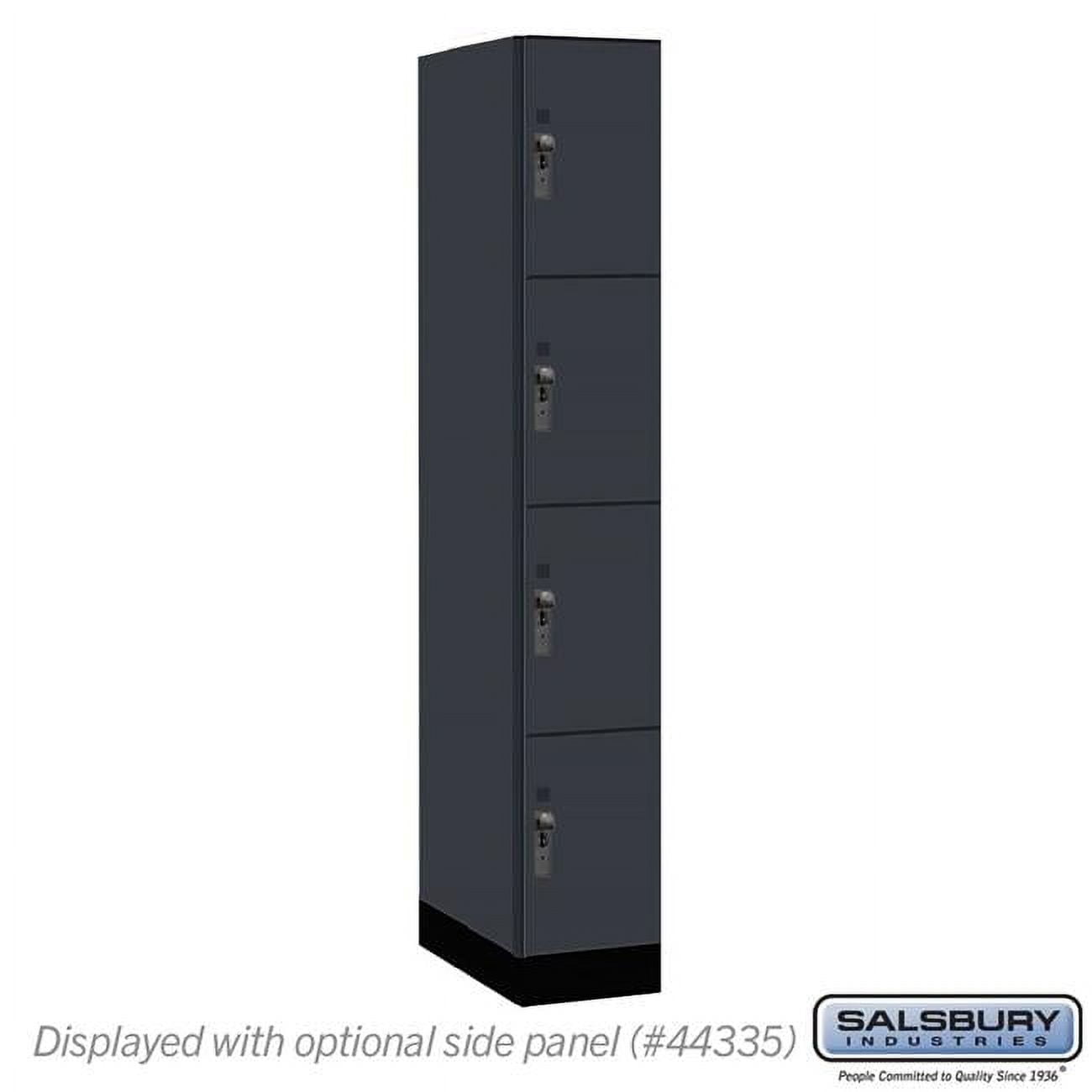 Salsbury Industries 44161CM 12 in. Wide Premier Wood Locker - Four Tier ...