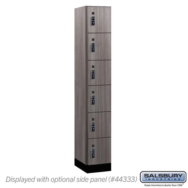 Salsbury Industries 46168SW-R 12 in. Wide Premier Wood Locker - Six ...